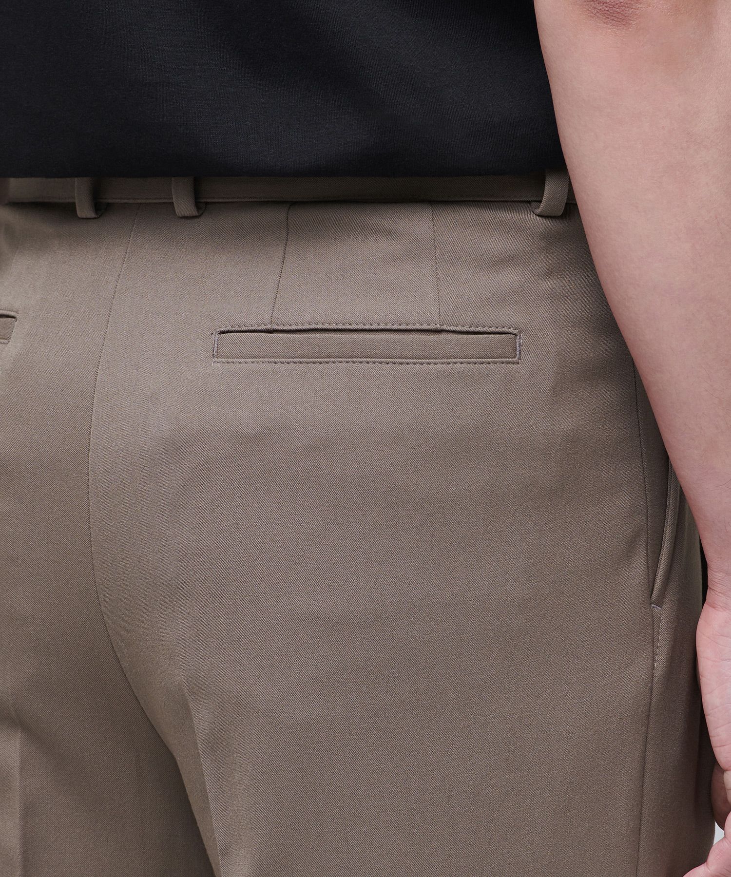 MUSINSA | MUSINSA STANDARD REAL WIDE BELTED SLACKS_DUSTY BEIGE