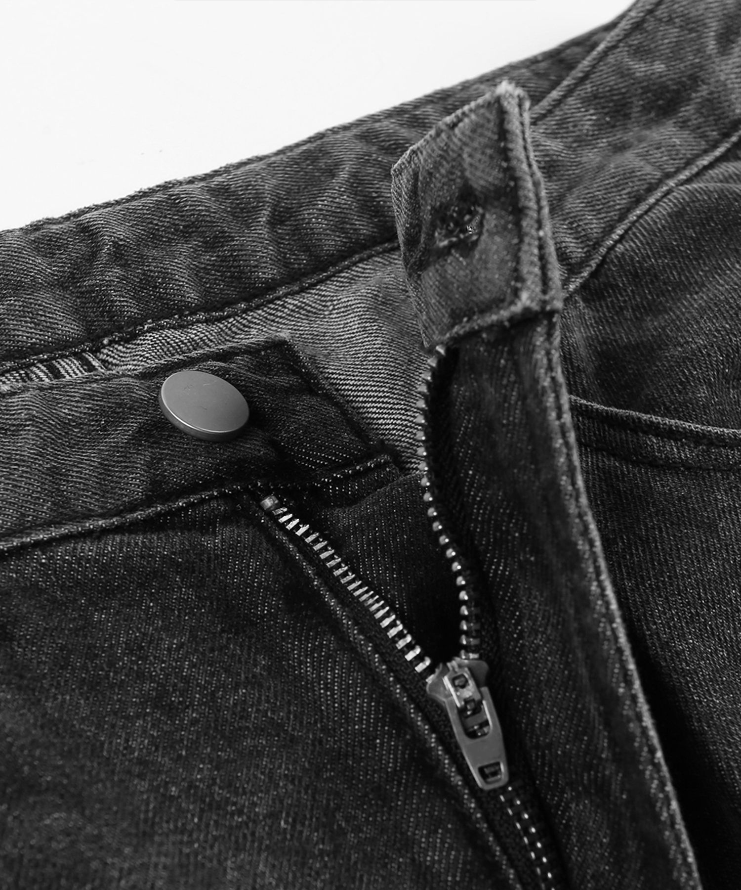 MUSINSA | TRILLION BIOSTONE WASHED WIDE DENIM PANTS_DEEP GRAY