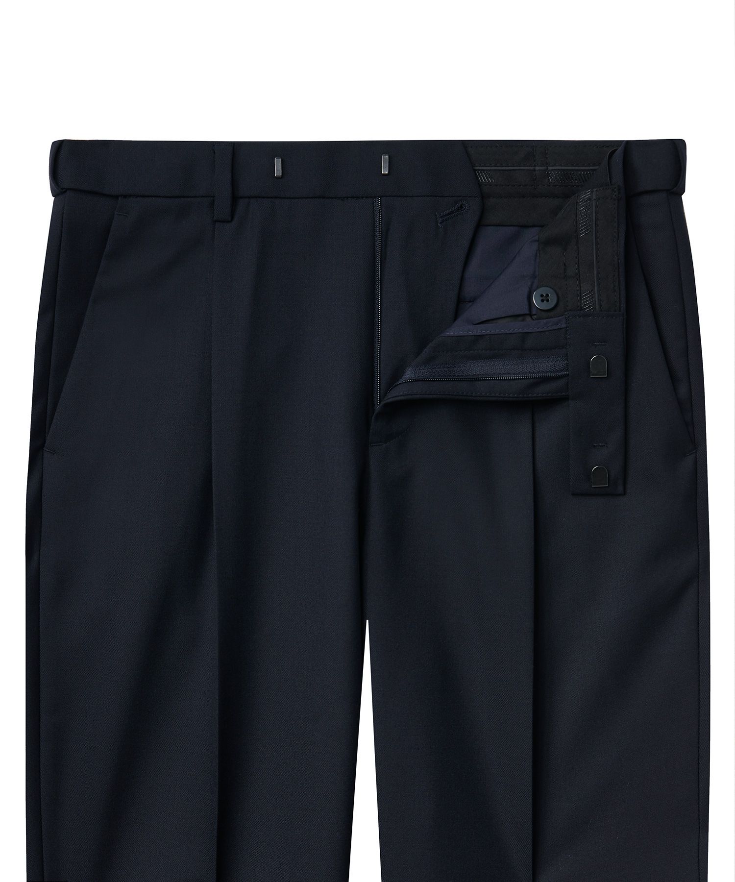 MUSINSA | MUSINSA STANDARD WOOL BLEND WIDE HIDDEN ELASTIC WAISTBAND ...