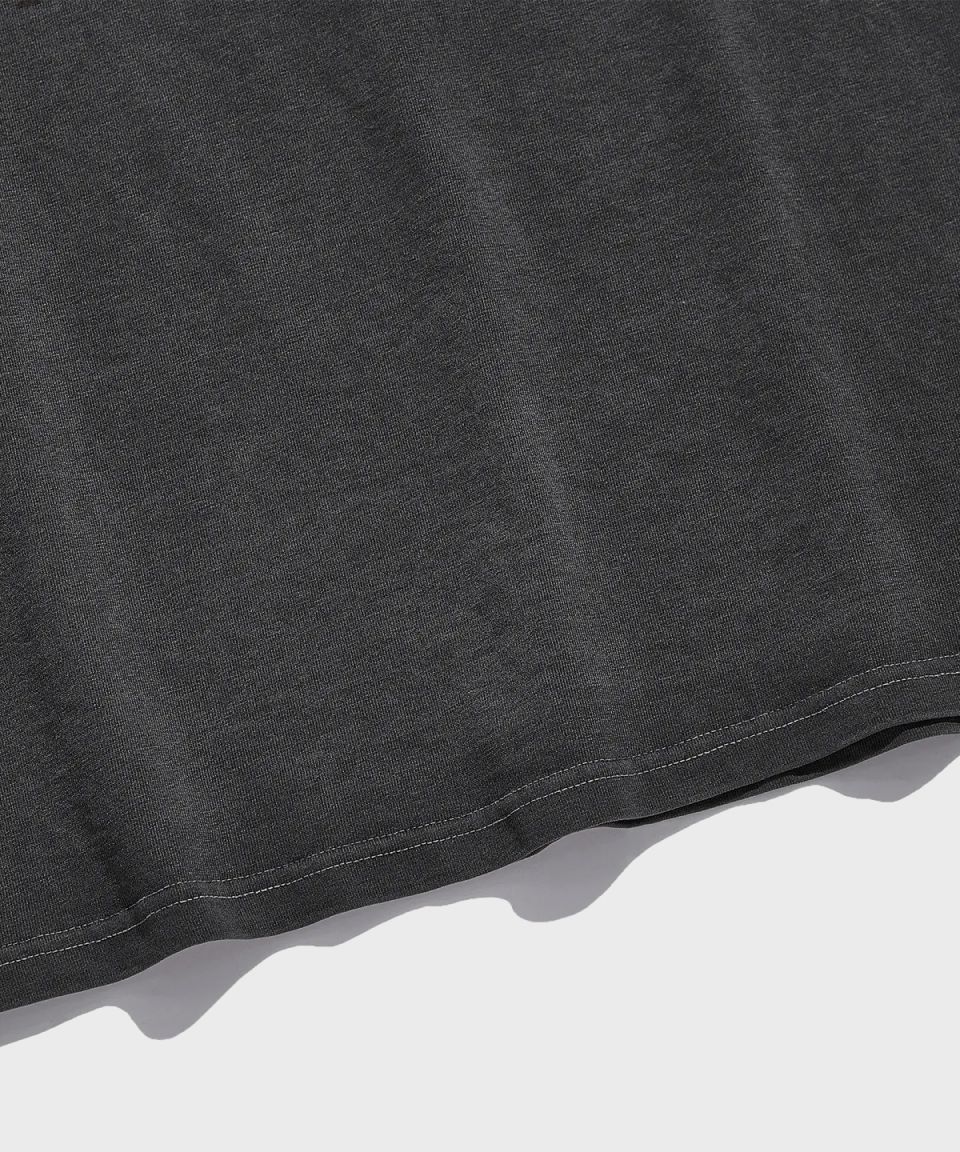 MUSINSA | OUTSTANDING LIFE IS TEE SURF RIDE TEE_PIGMENT CHARCOAL