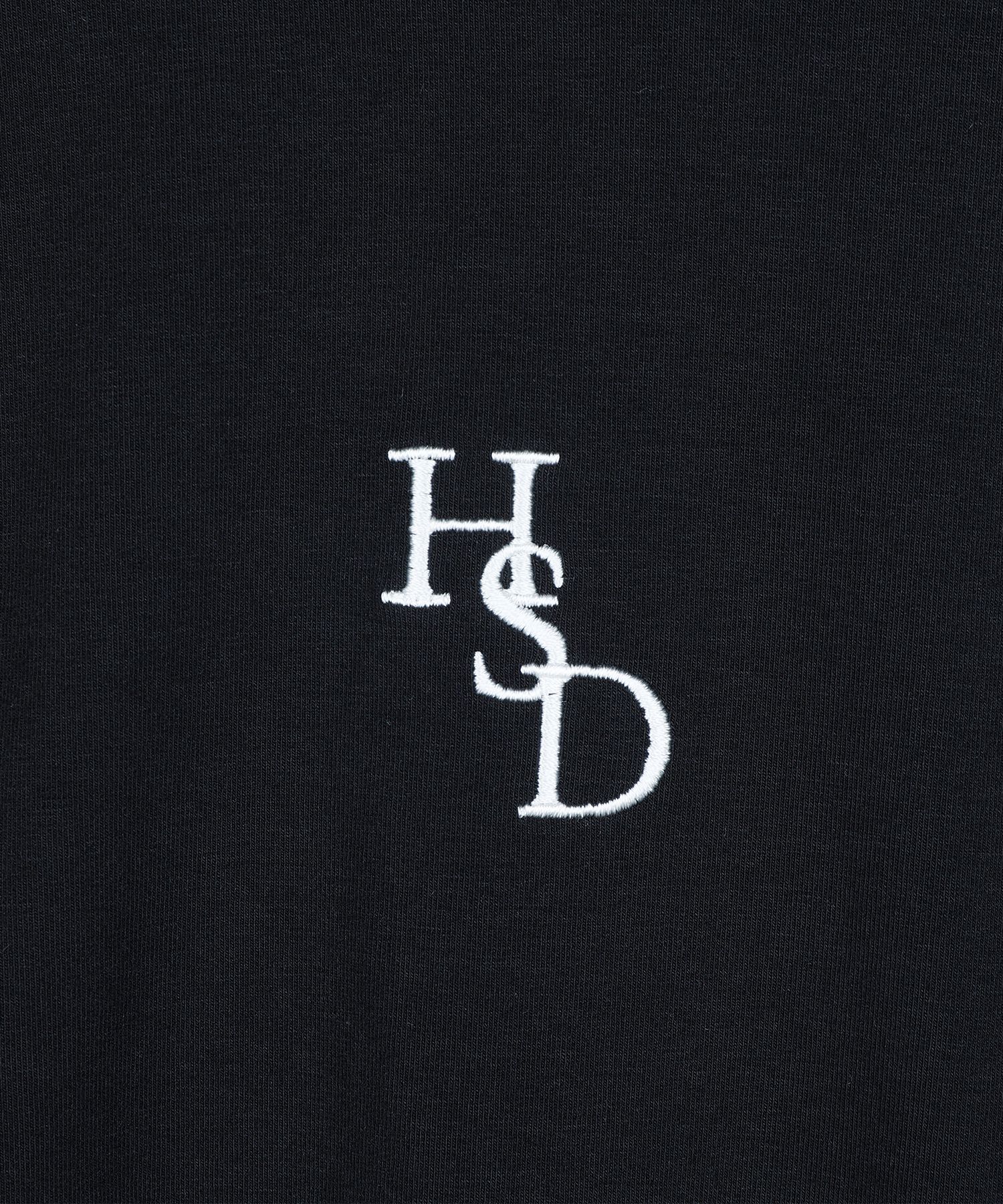 MUSINSA | HIGH SCHOOL DISCO HSD SYMBOL RIBBON POINT CROP TOP BLACK