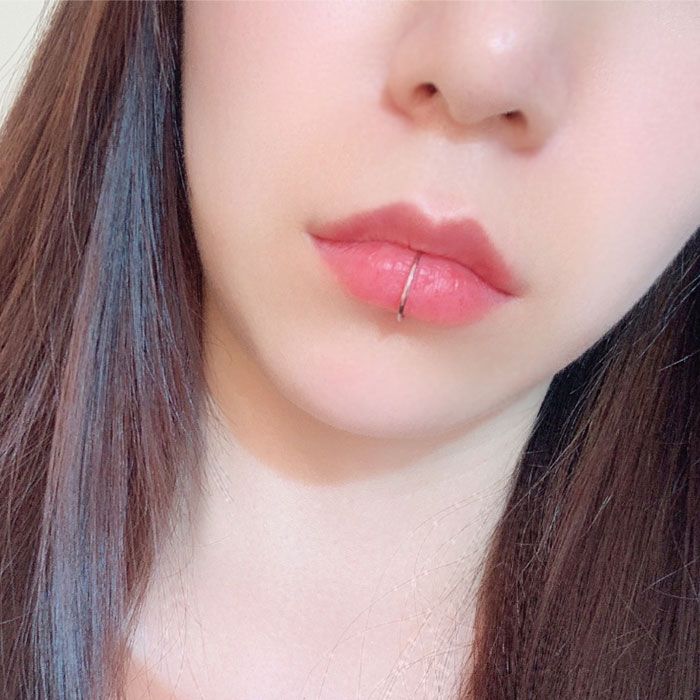 MUSINSA | VINEDEW Ultra Slim Surgical Steel Segment Piercing P104