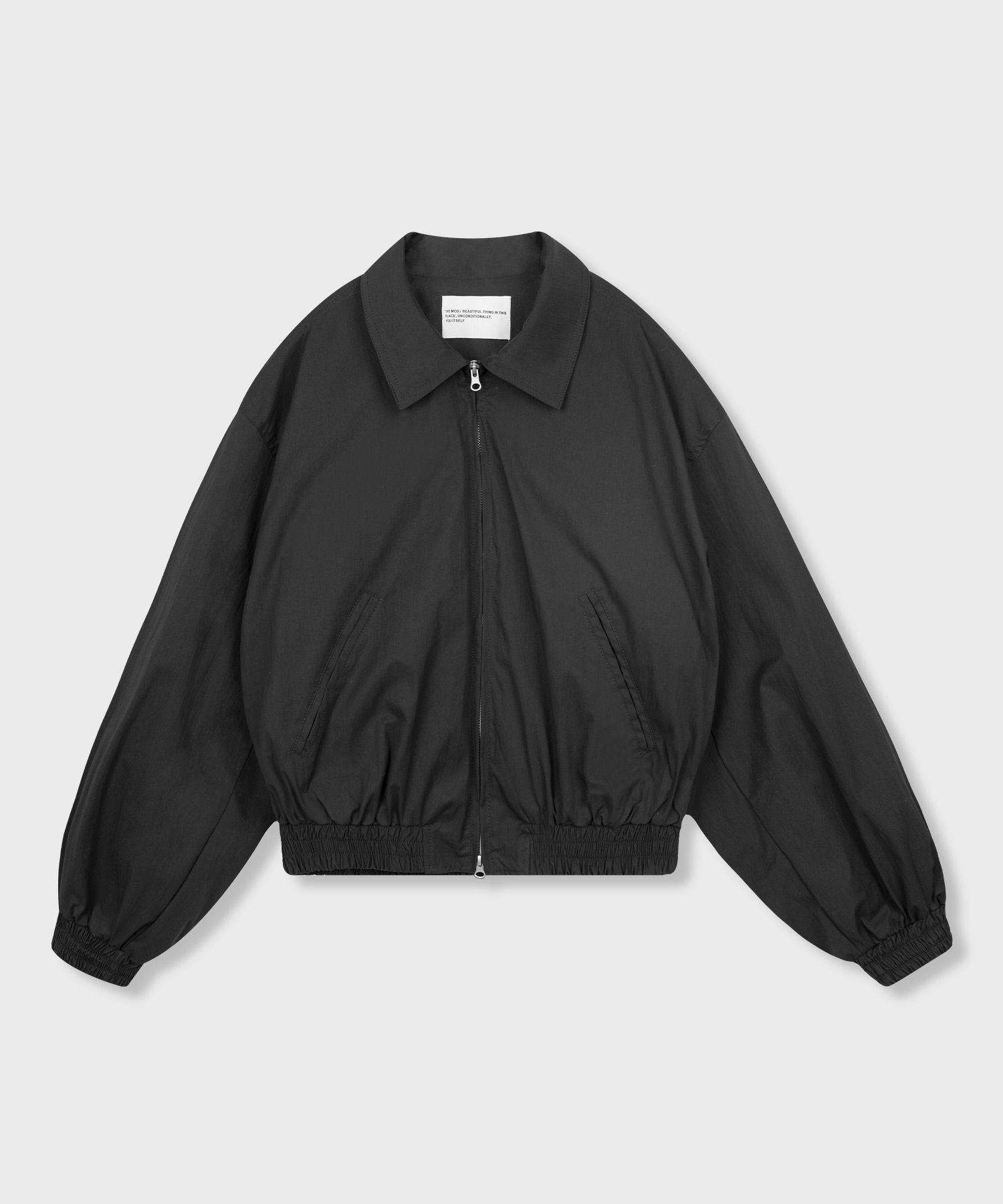 MUSINSA | PLACE STUDIO Oversized Utility Cotton Blouson Zip-up Jacket ...