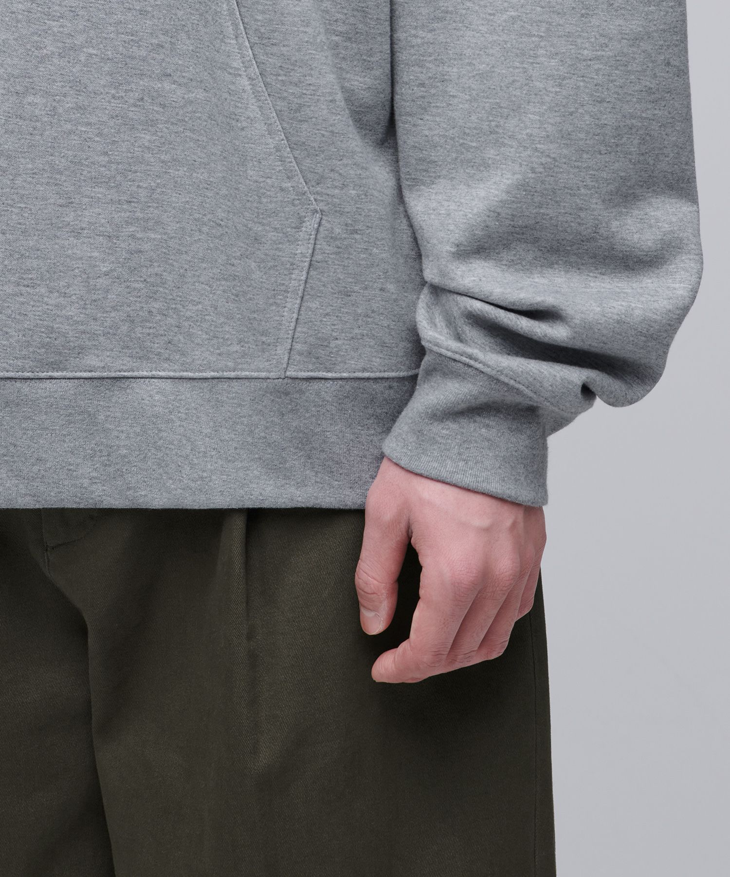 MUSINSA | MUSINSA STANDARD Flat Terry Oversized Hooded Sweatshirt ...