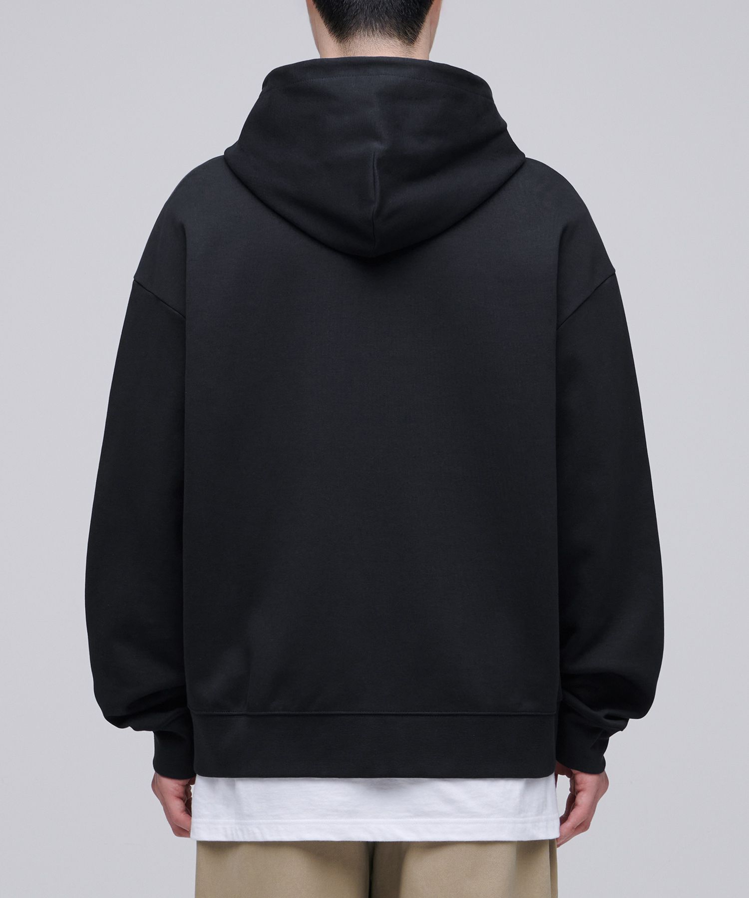 MUSINSA | MUSINSA STANDARD Flat Terry Oversized Hooded Sweatshirt Zip ...