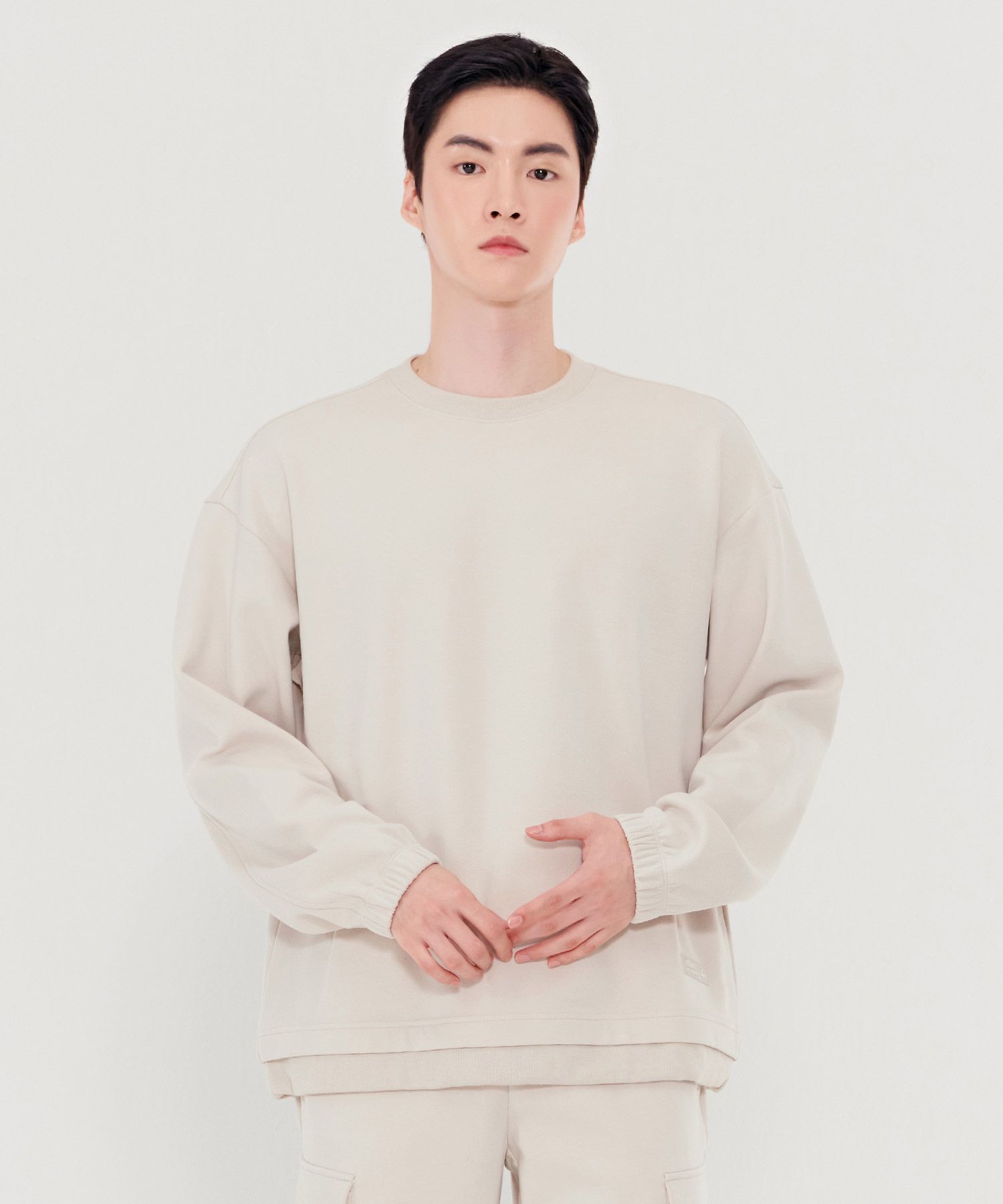 MUSINSA | CHASECULT Men's Layered String Sweatshirt - BFRK5121C05