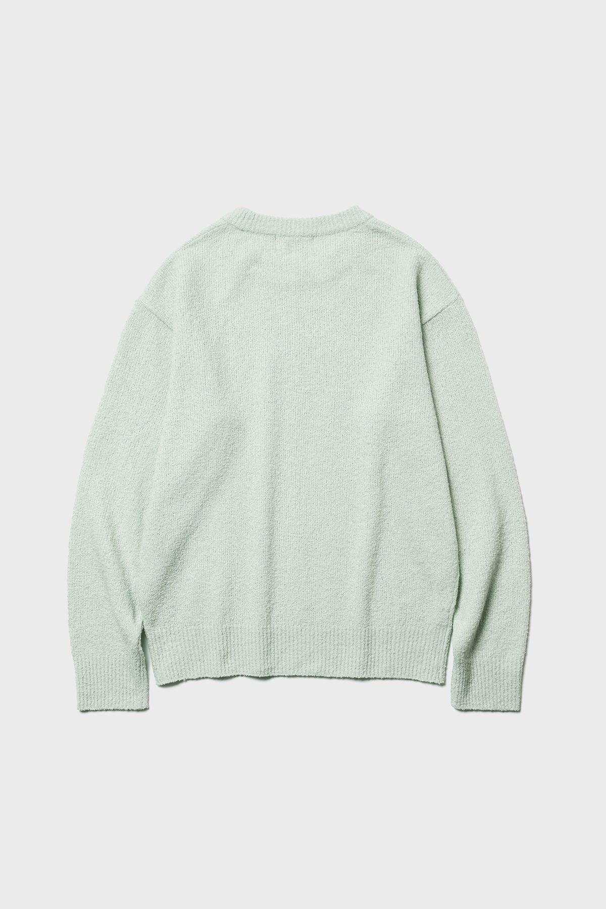 셔터(SHIRTER) BOUCLE CREWNECK KNIT (LIGHT GREEN) - 사이즈 & 후기 | 무신사