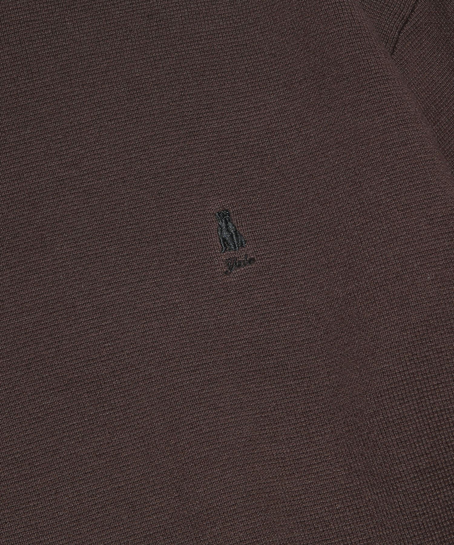 MUSINSA | YALE MILANO RIB HERITAGE UNIVERSITY DAN KNIT BROWN