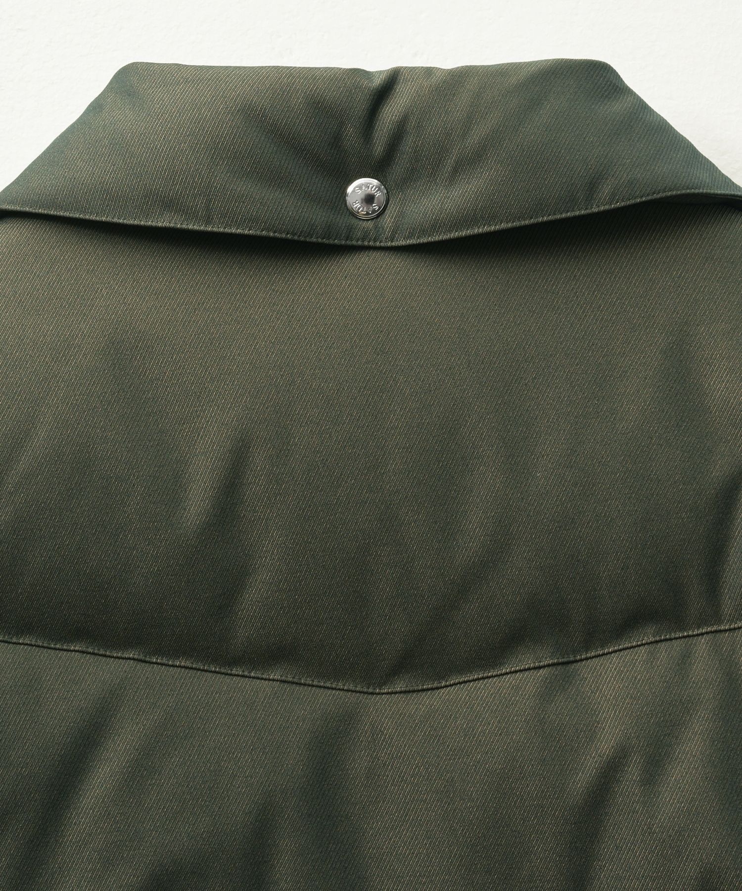 MUSINSA公式 | SATUR Leche Two Tone Duck Down Padding Glitter Green Brown