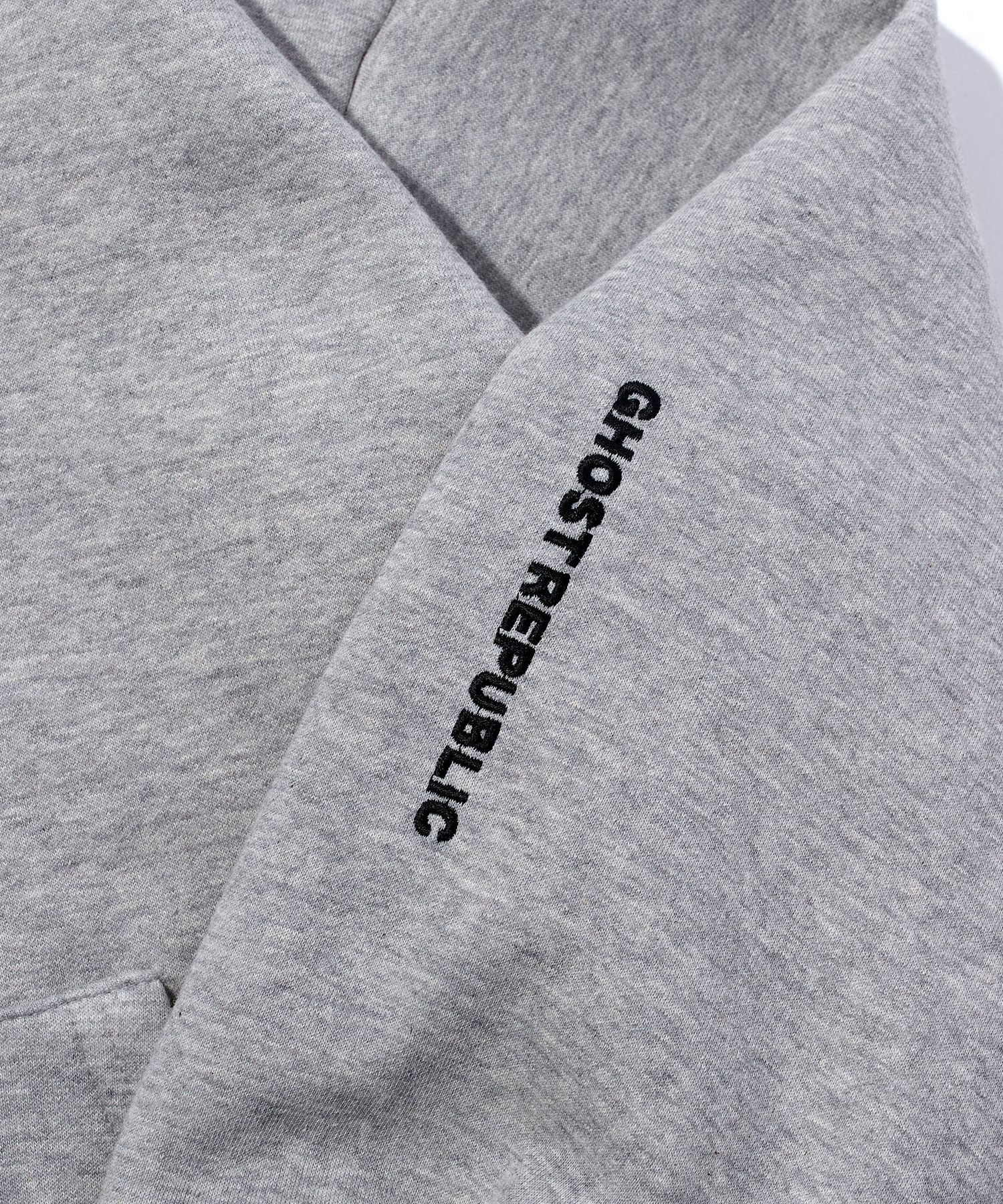 MUSINSA | GHOST REPUBLIC Overfit embroidered turtle fleece hooded zip-up GHZ-256