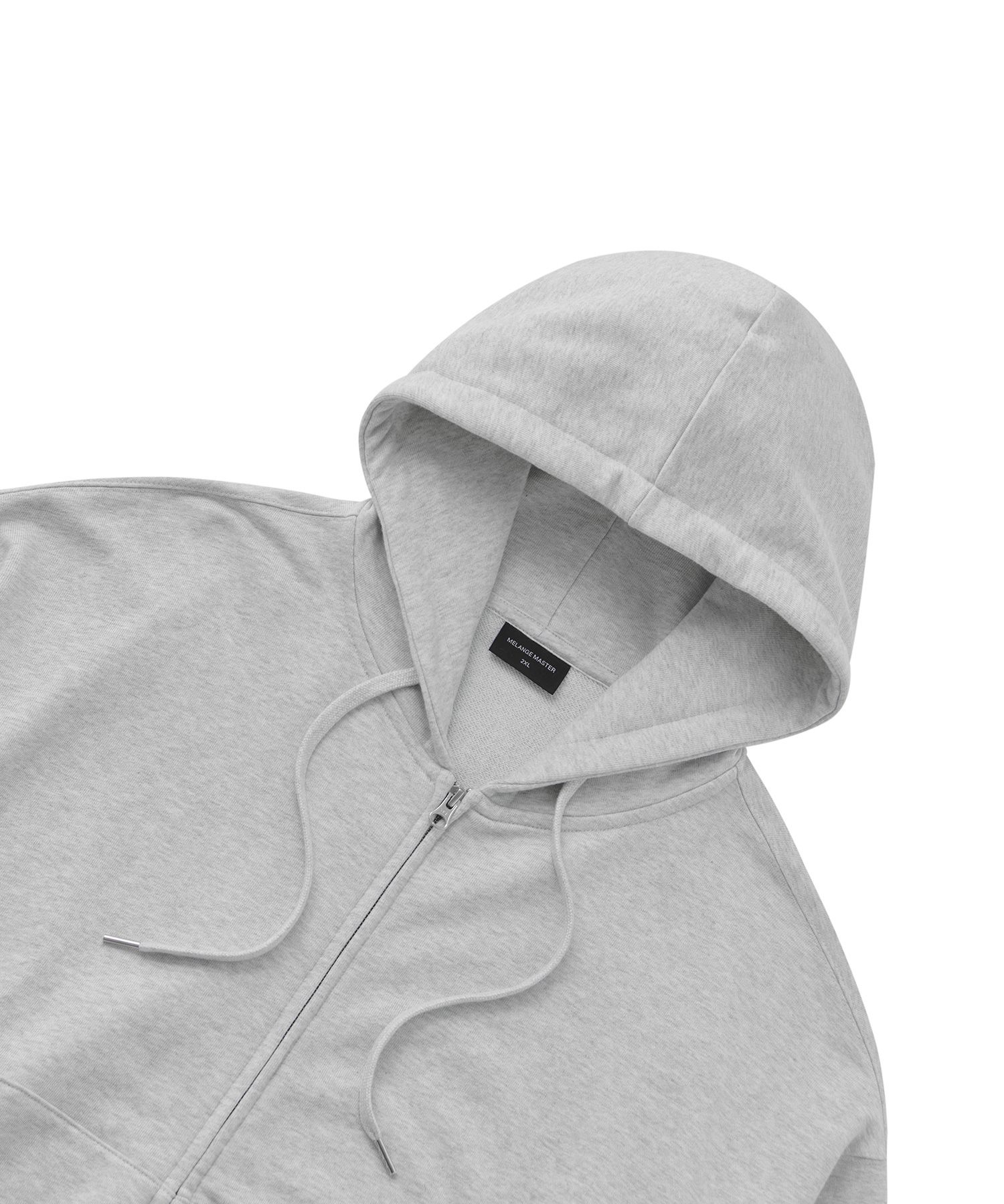 MUSINSA | MELANGE MASTER Big Over Fit Hooded Sweatshirt Zip Up [Melange ...