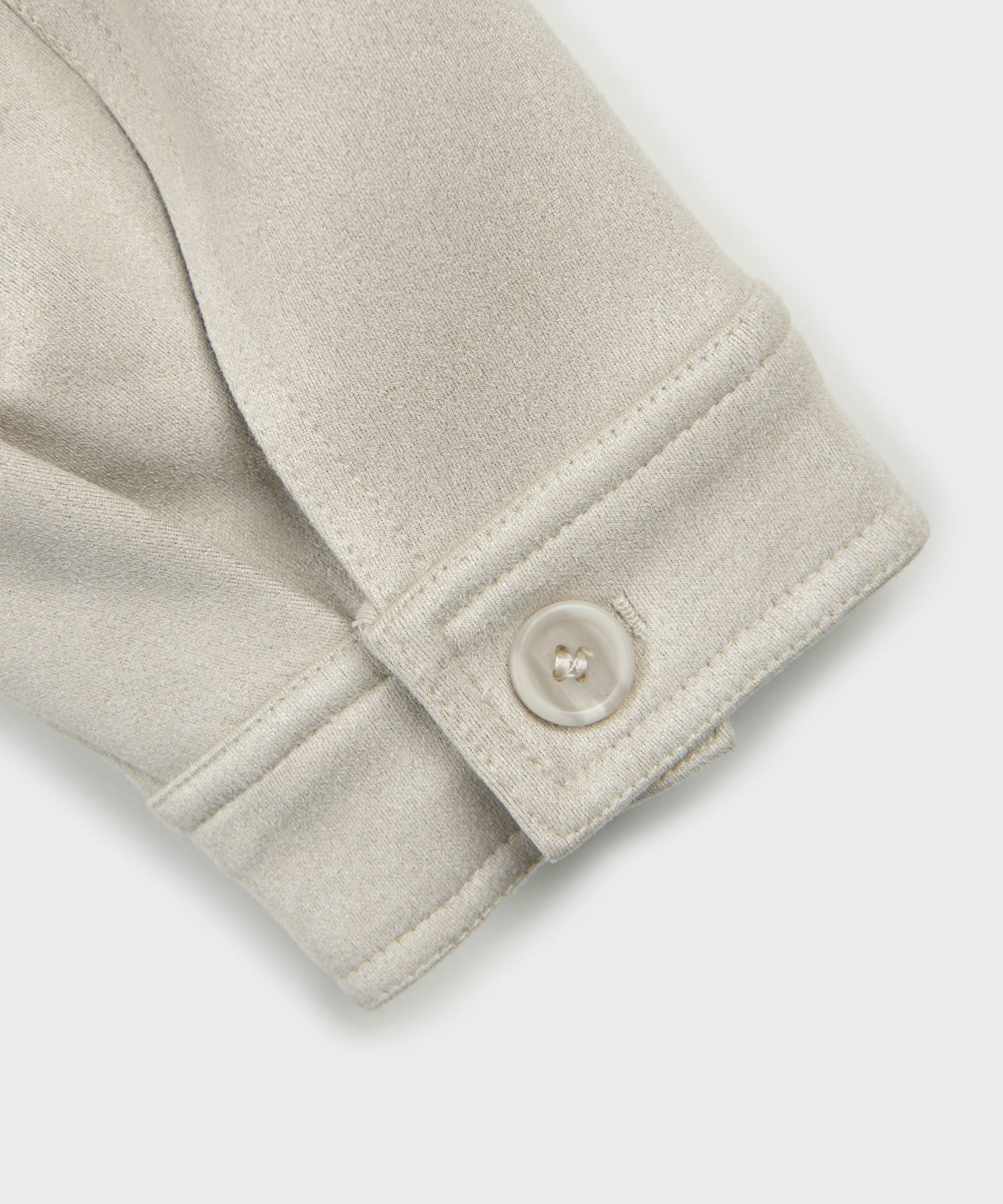 MUSINSA | PLACE STUDIO Vegan Suede Crop Single Zip-up Trucker Jacket Jumper