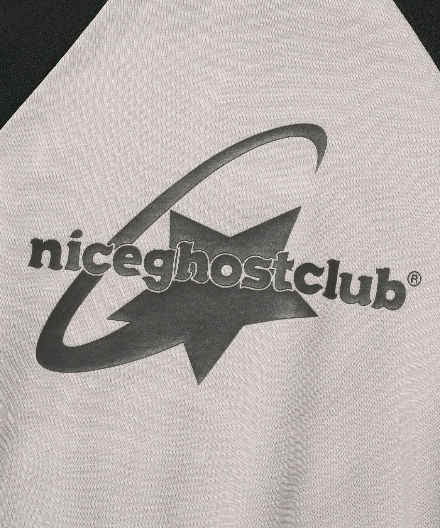 MUSINSA | NICE GHOST CLUB SHOOTING STAR LOGO HOODIE_BEIGE(NG2ESUM402A)