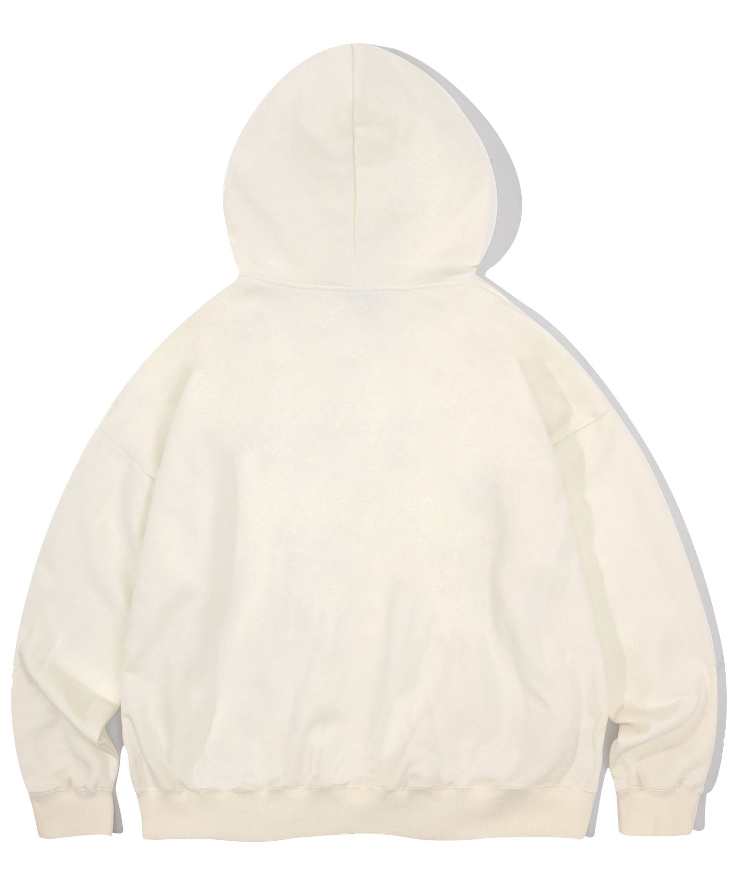 MUSINSA | FILLUMINATE Loose Fit Arch Logo Hoodie - Cream