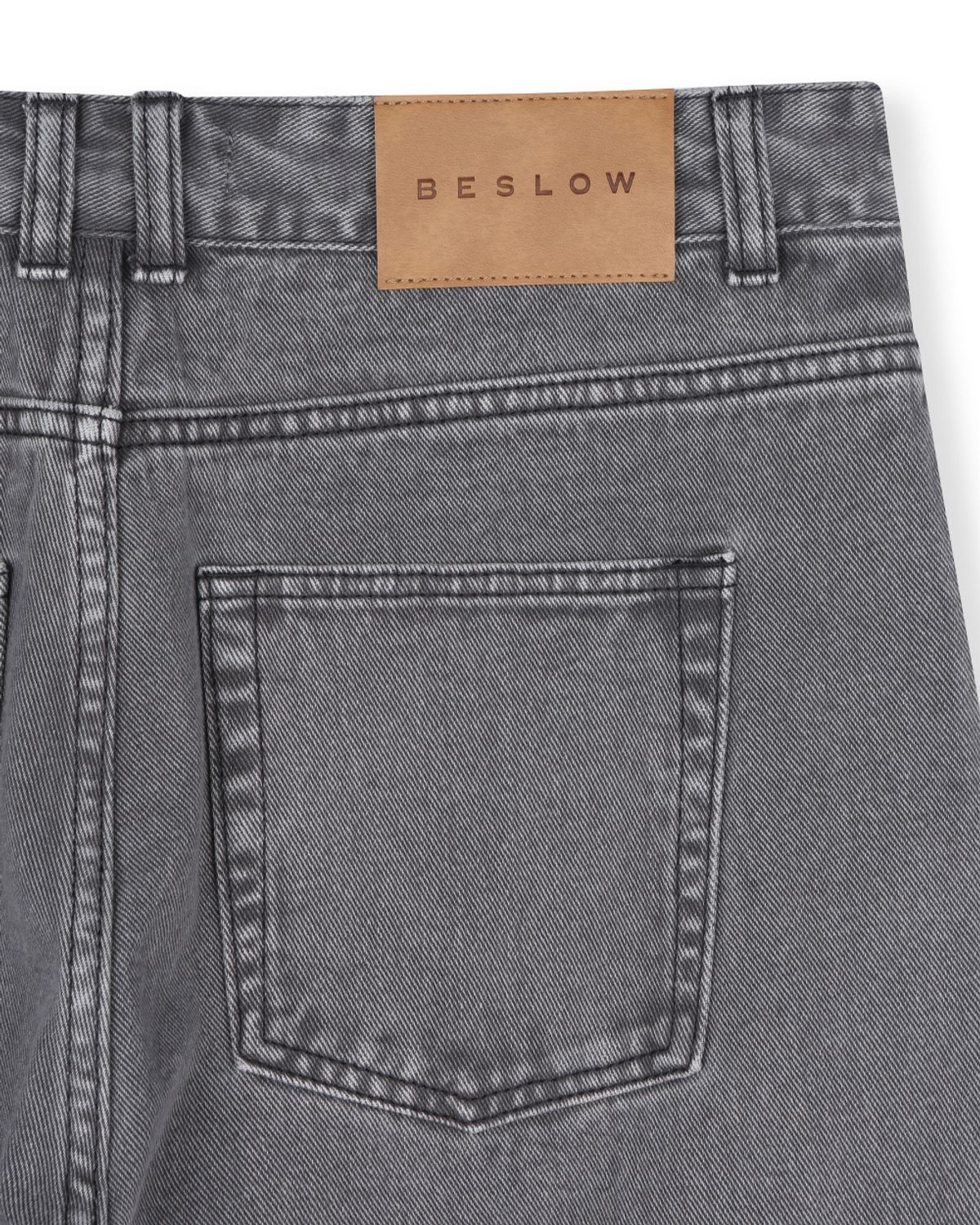 비슬로우(BESLOW) SEMI BOOTS CUT DART JEAN GREY - 사이즈 & 후기 | 무신사