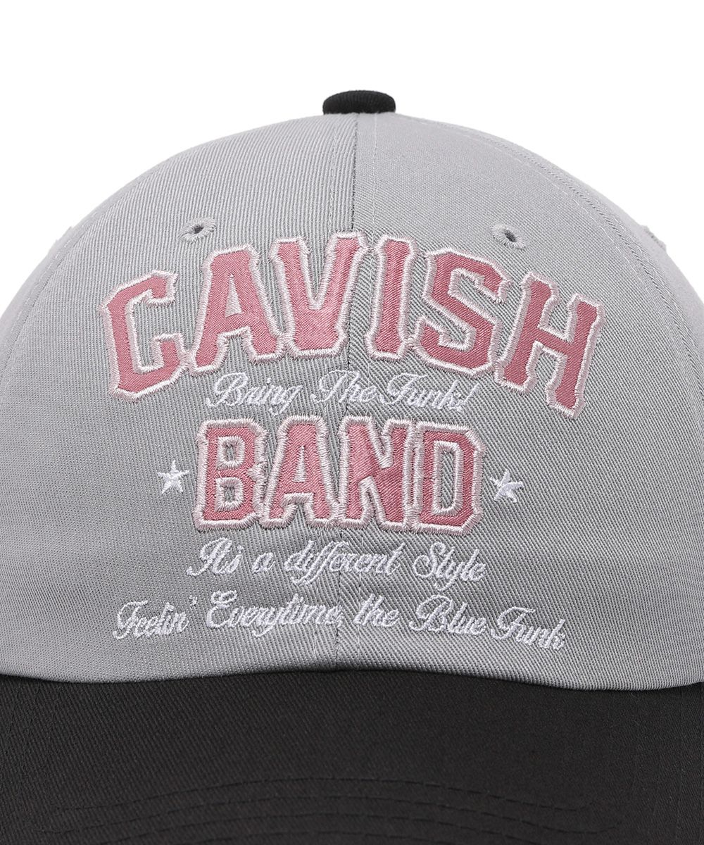 MUSINSA | CAVISH ARCH SCRIPT BALL CAP GREY(CV2DSUAB21A)