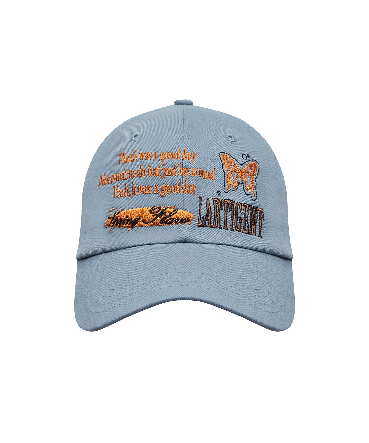 MUSINSA | LARTIGENT L2 SPRING BALL CAP(BLUE)