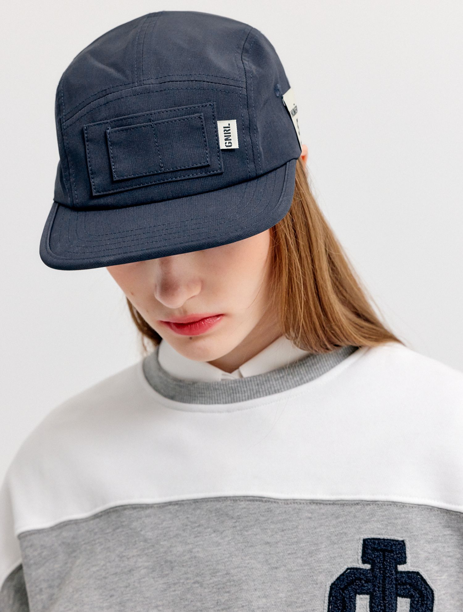 MUSINSA | GENERAL IDEA Pocket Camp Cap [NAVY] / SBC1U91002
