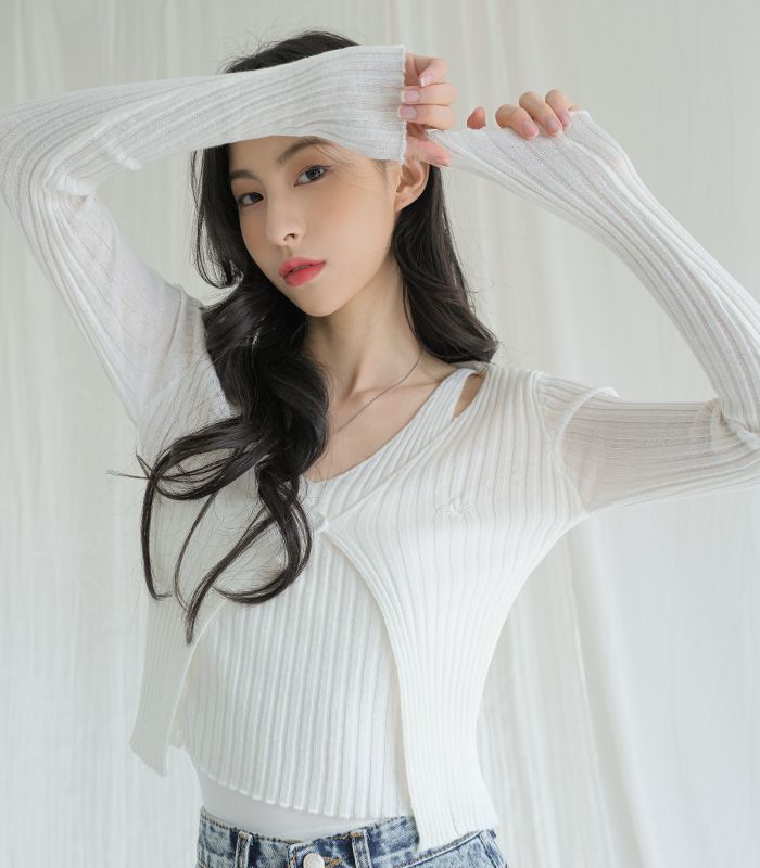 MUSINSA | AVANDRESS Ruby Twoinone Cardigan - 5COL