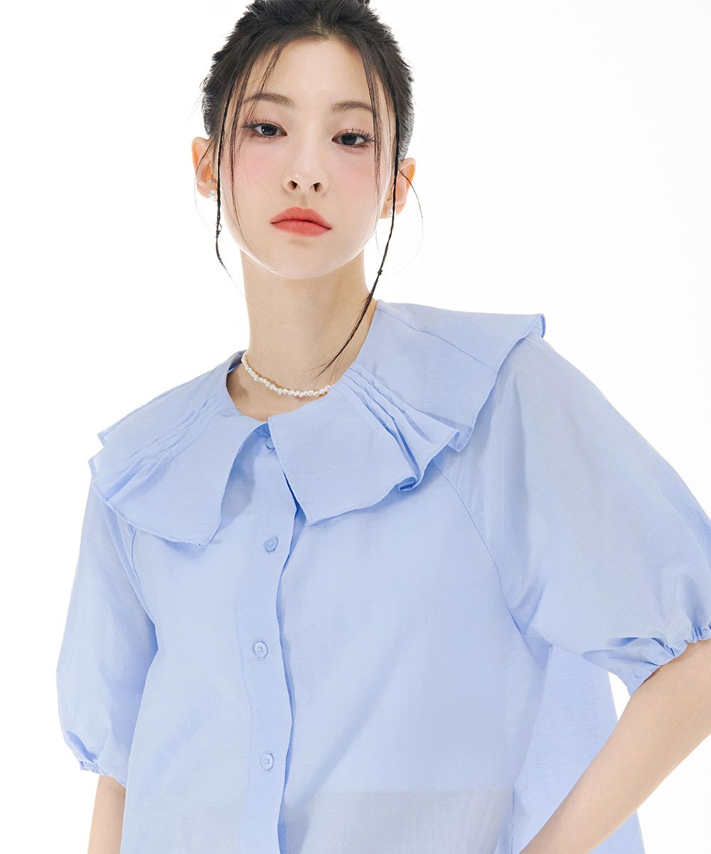 MUSINSA | CHASECULT Women's Big Collar Blouse-CBRG5574D0D