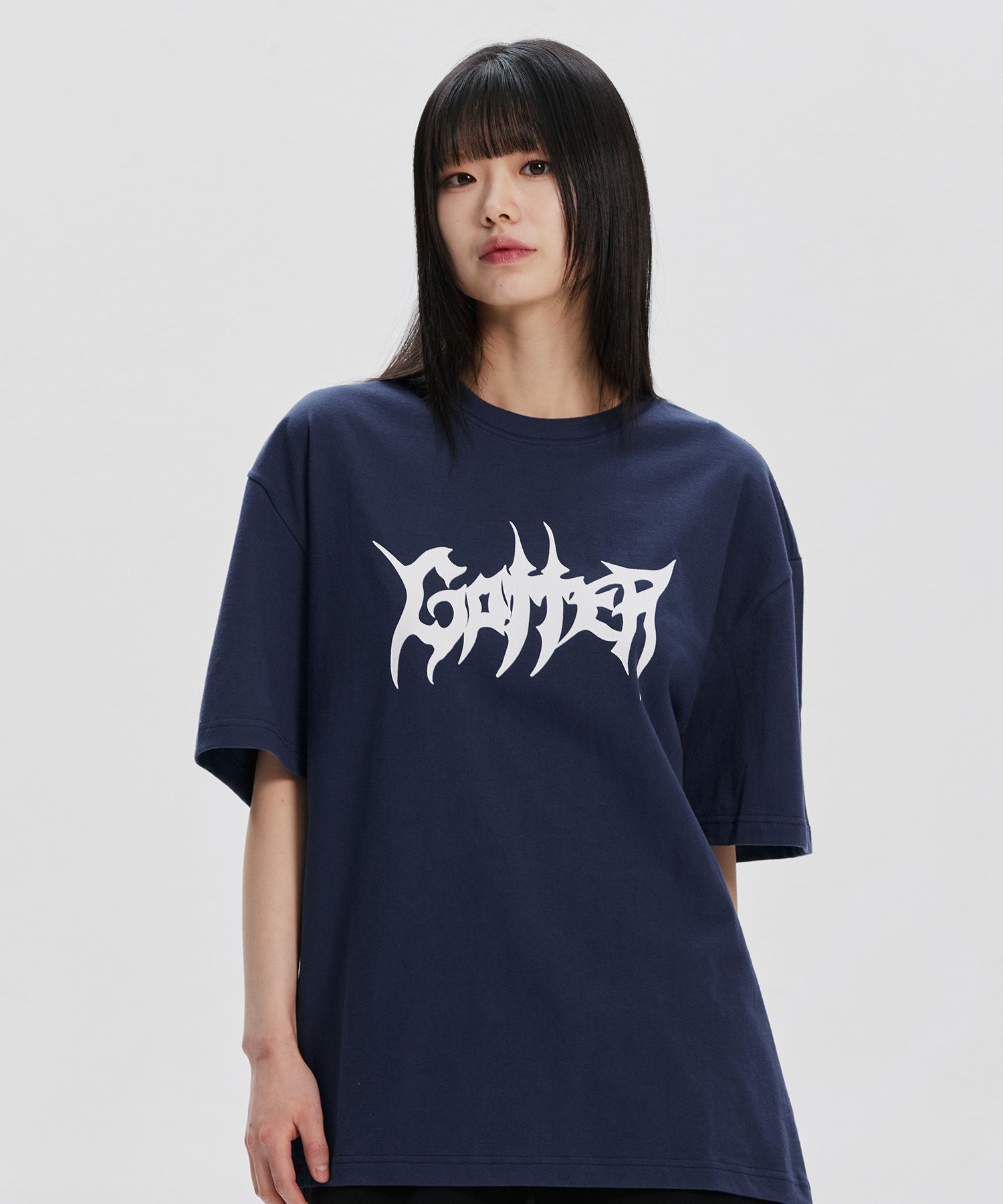 MUSINSA | GOTTER GALLERY GOTTER BIG LOGO T-SHIRT_NV