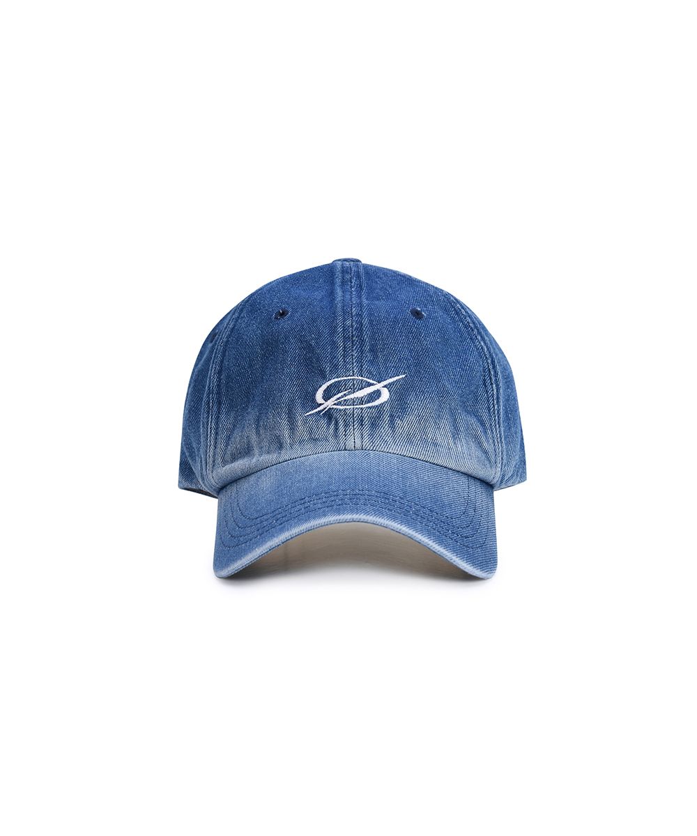 MUSINSA | 51PERCENT Denim Logo cap - Deep blue