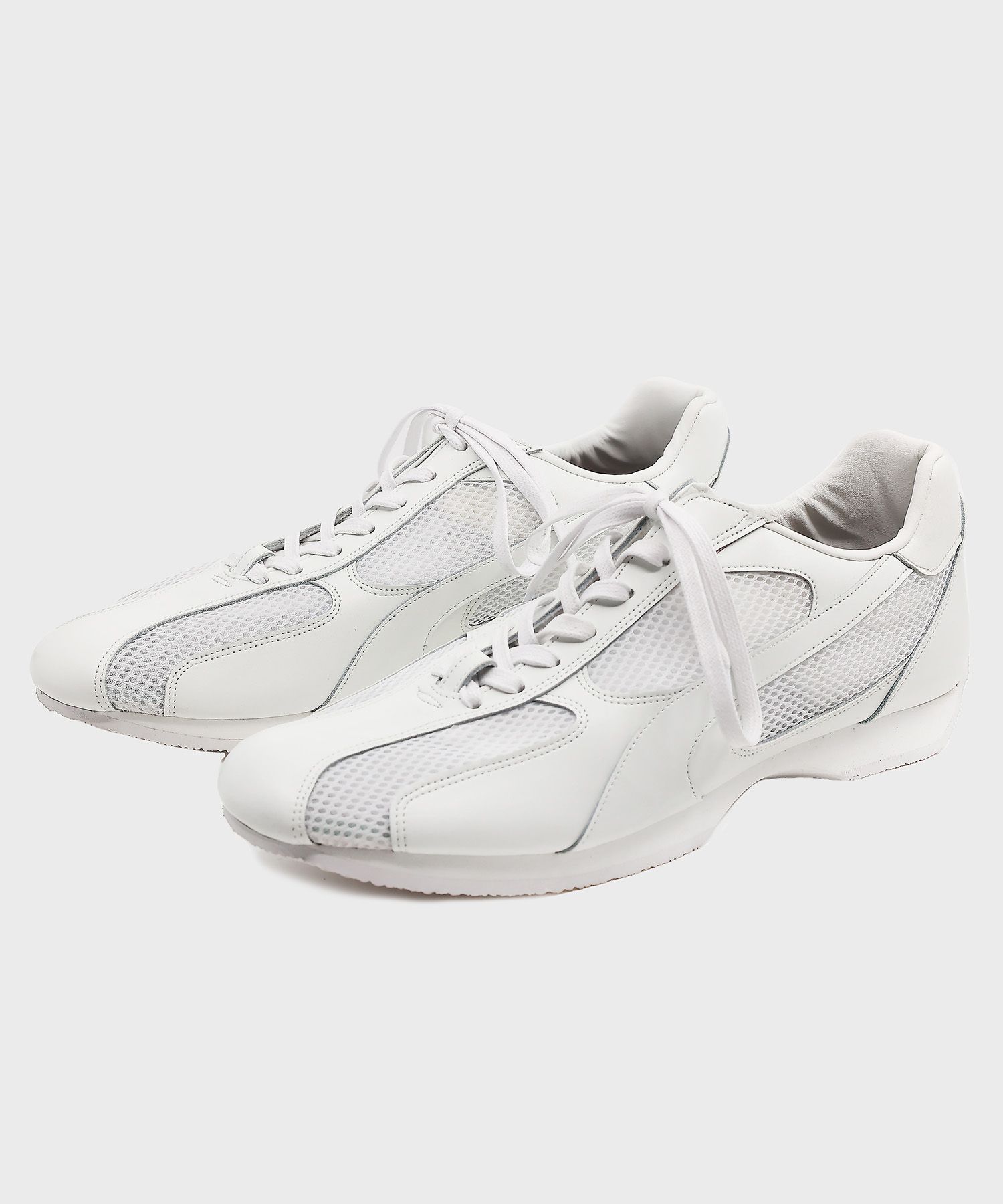 MUSINSA | YASE [Lab Series] Spider Leather Sneakers White