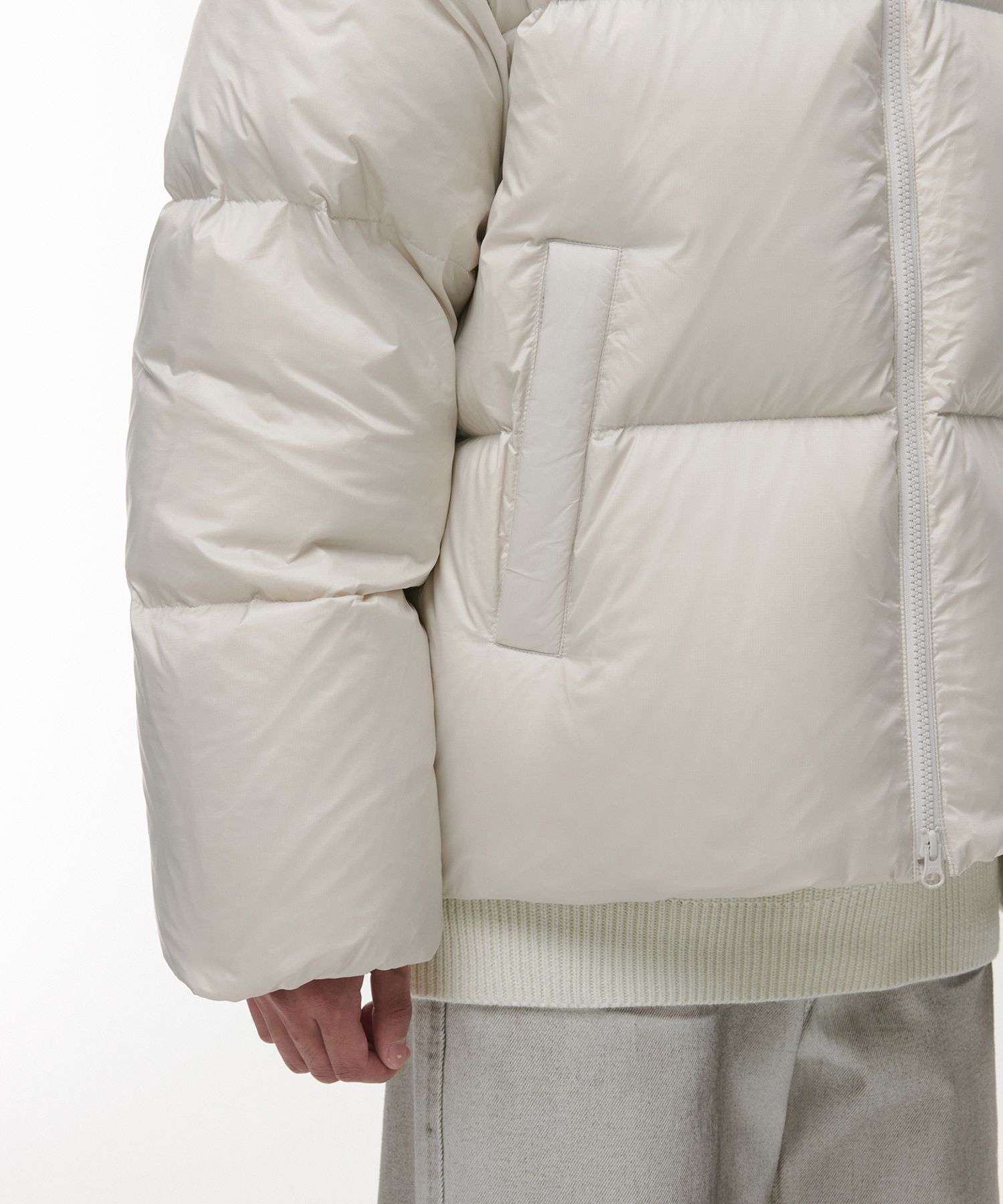 MUSINSA | MUSINSA STANDARD Ripstop down puffer short padded jacket ...