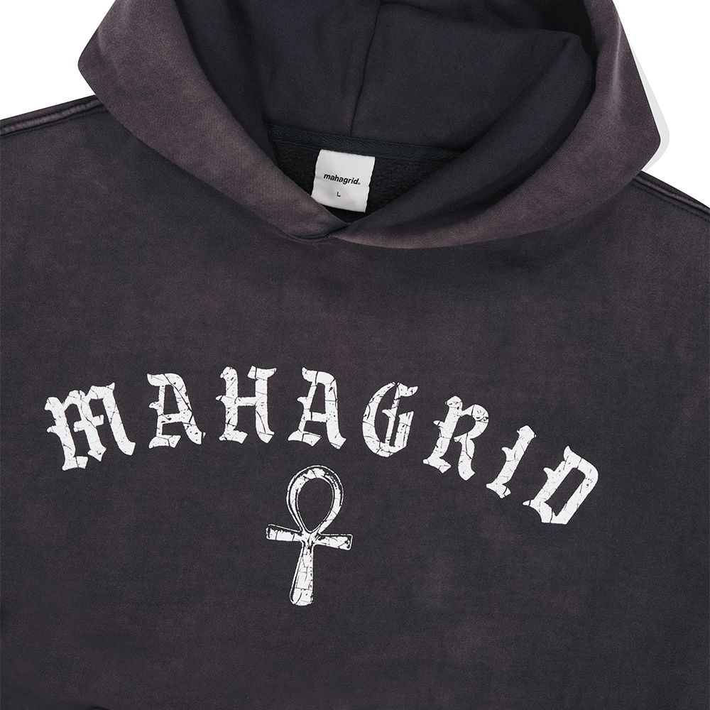 MUSINSA | MAHAGRID ANKH SUN FADED HOODIE NAVY(MG2DFMM413A)