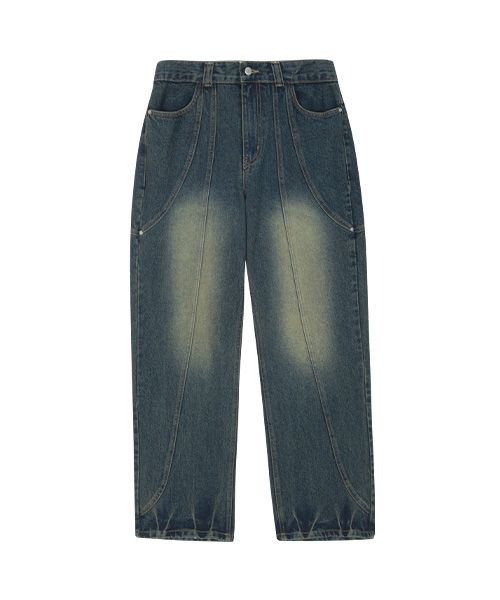 MUSINSA | THE COLDEST MOMENT TCM slit denim pants