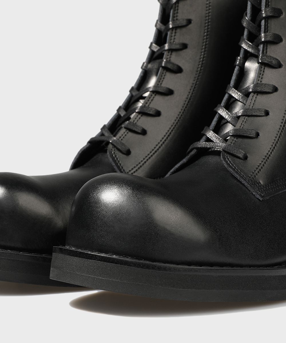 MUSINSA | FIRENZE ATELIER V2 Balloon Toe Army Boots
