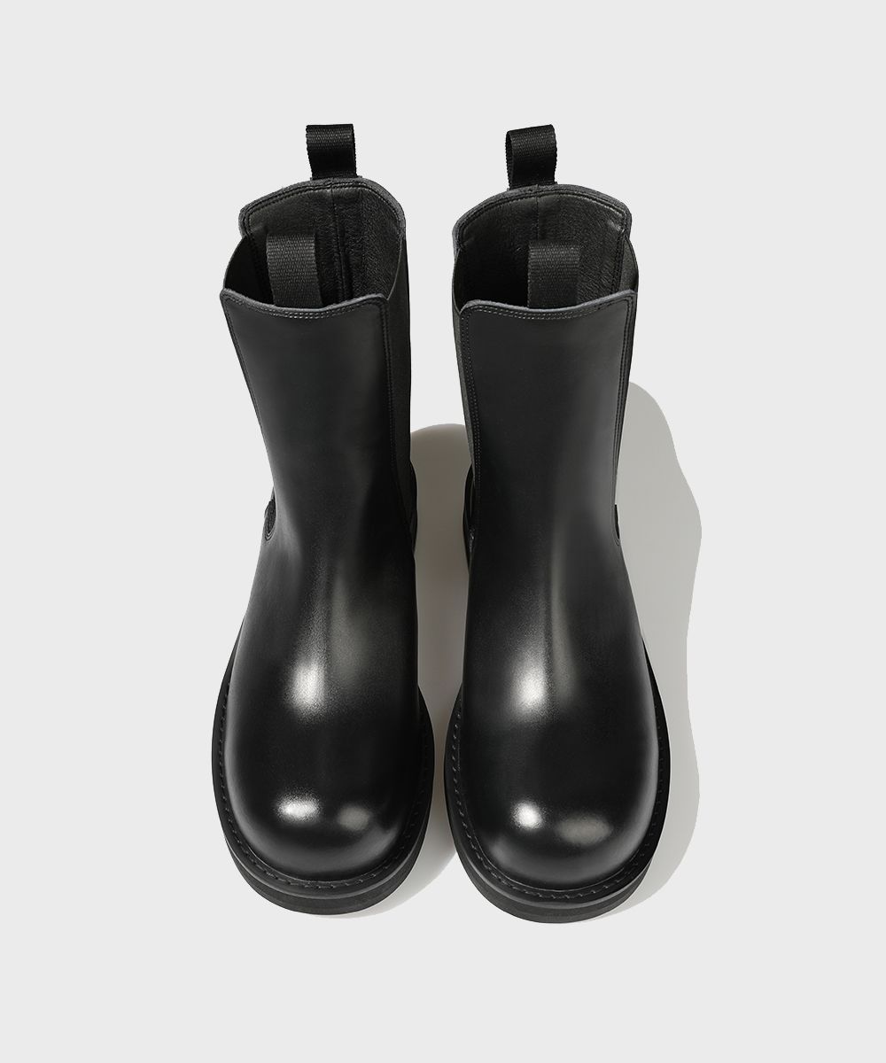 MUSINSA | FIRENZE ATELIER V2 Balloon Toe Long Chelsea Boots