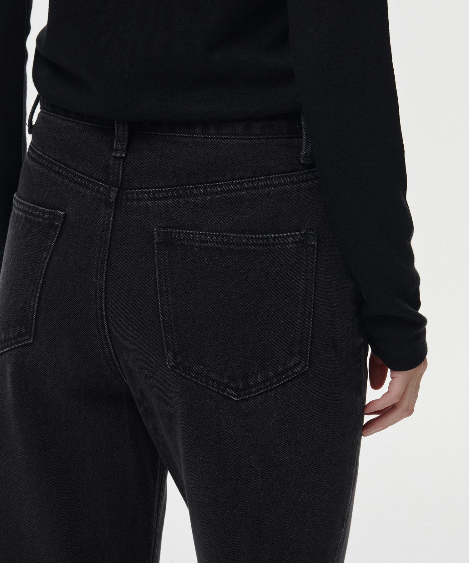 MUSINSA | MUSINSA STANDARD WOMAN Women's inner brushed straight denim ...