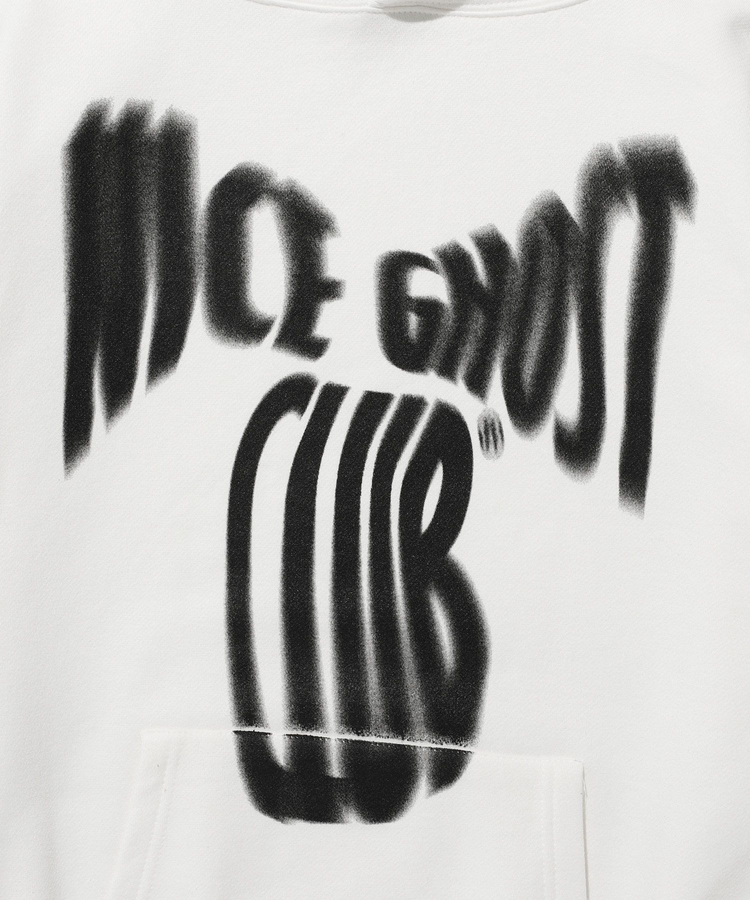 MUSINSA | NICE GHOST CLUB SCREAM LOGO HOODIE_WHITE(NG2DFUM402A)