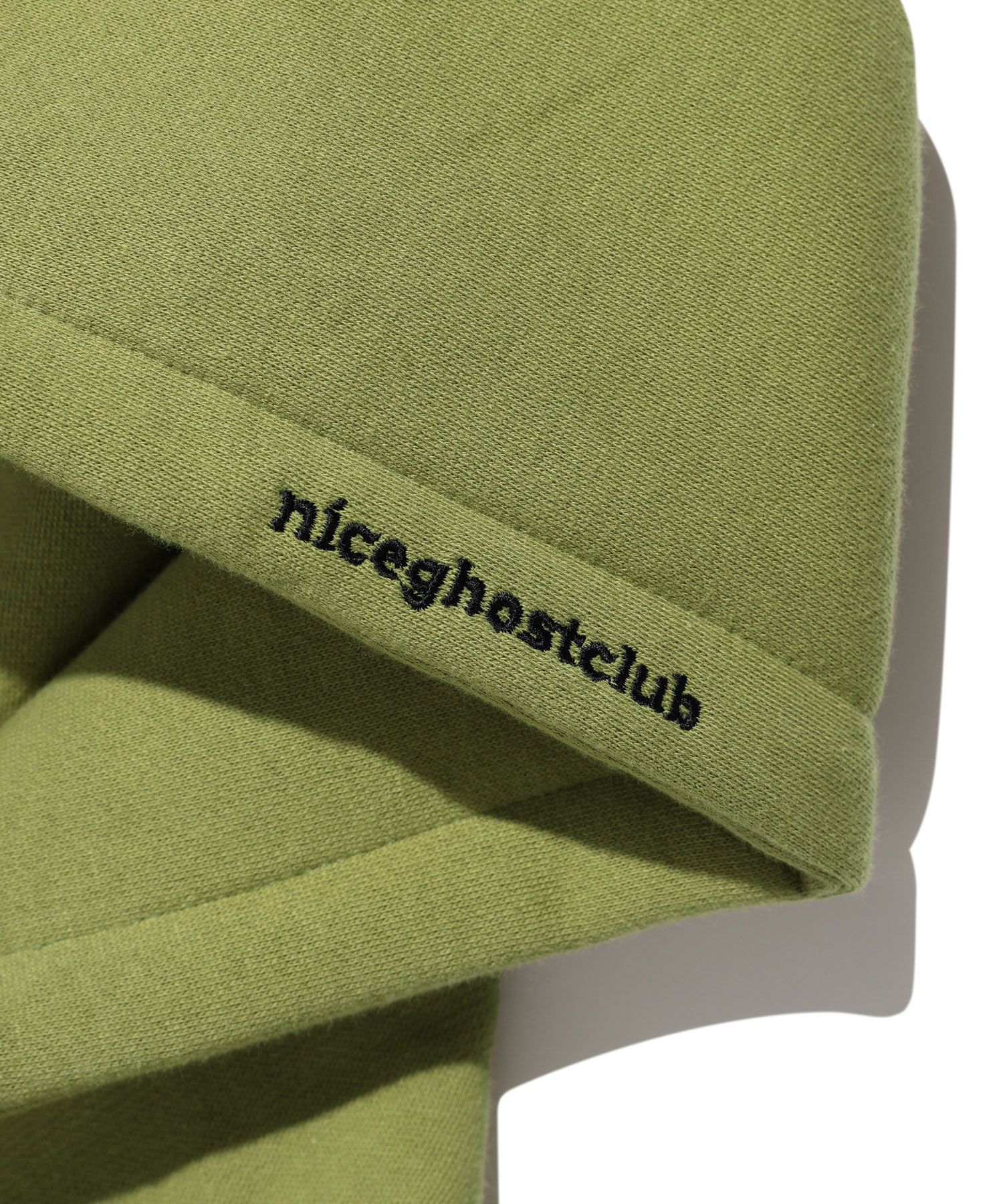 MUSINSA | NICE GHOST CLUB I LOVE GHOST HOODIE_OLIVE(NG2DFUM414A)