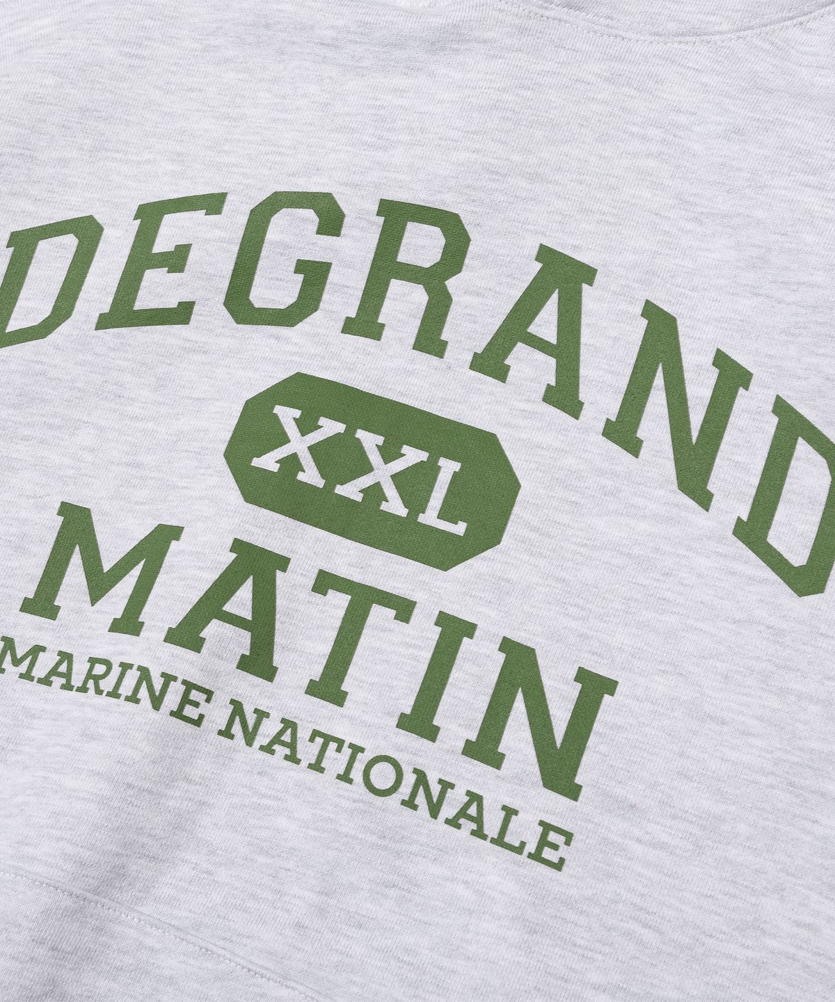 디 그랜드 마틴(DE GRAND MATIN) V.HEAVY HOOD SWEAT DEGRAND_1% MELANGE - 사이즈 ...