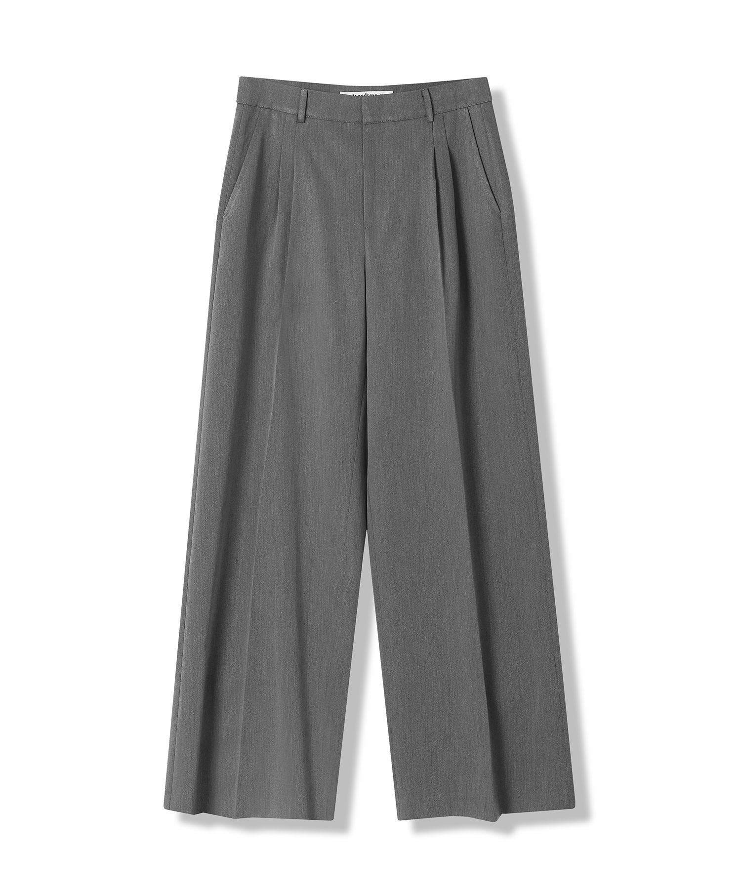 MUSINSA | AVANDRESS Smart Tuck Slacks BLACK