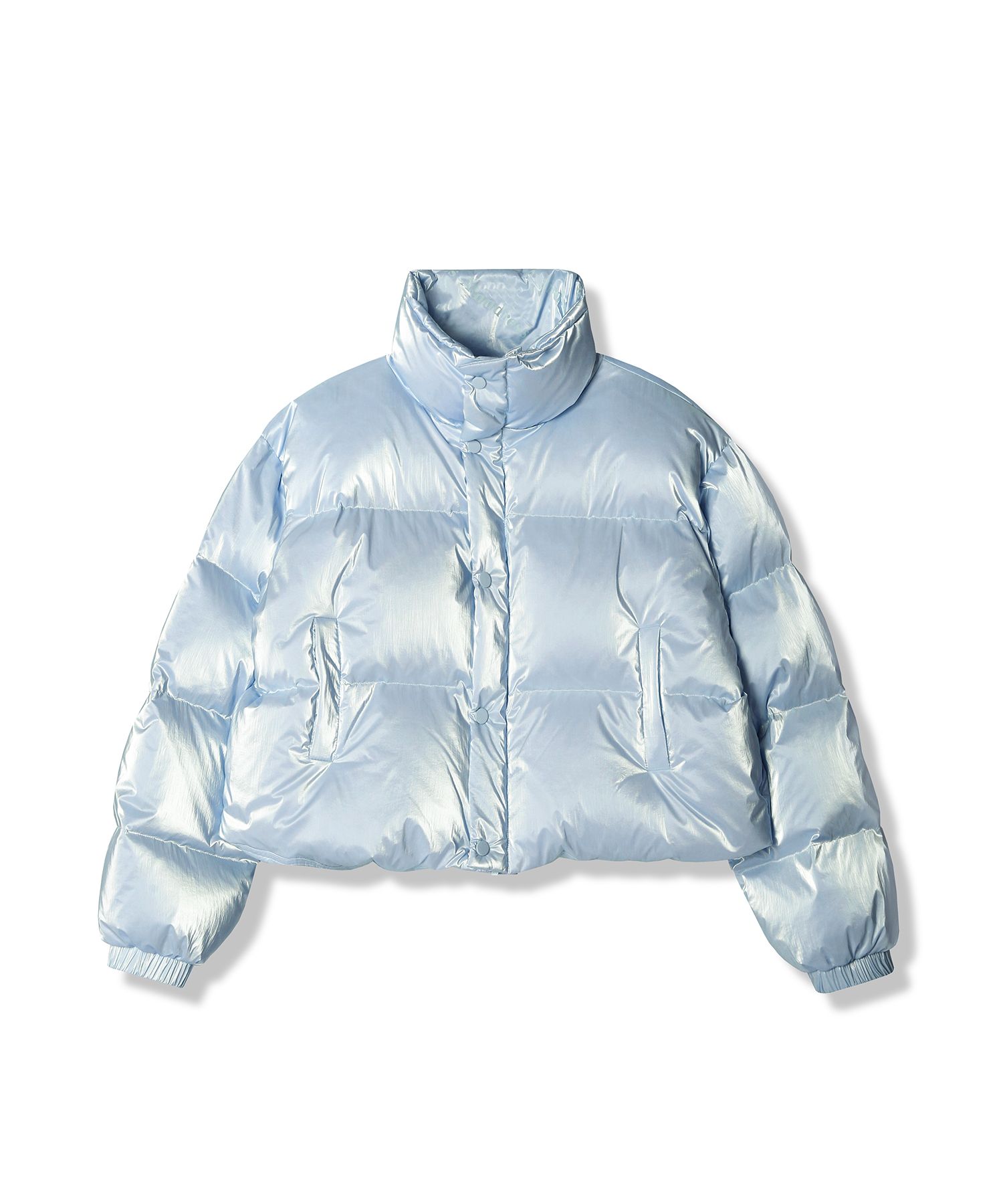 MUSINSA | AVANDRESS Siberia Duck Stella Crop Padding DARK BLACK