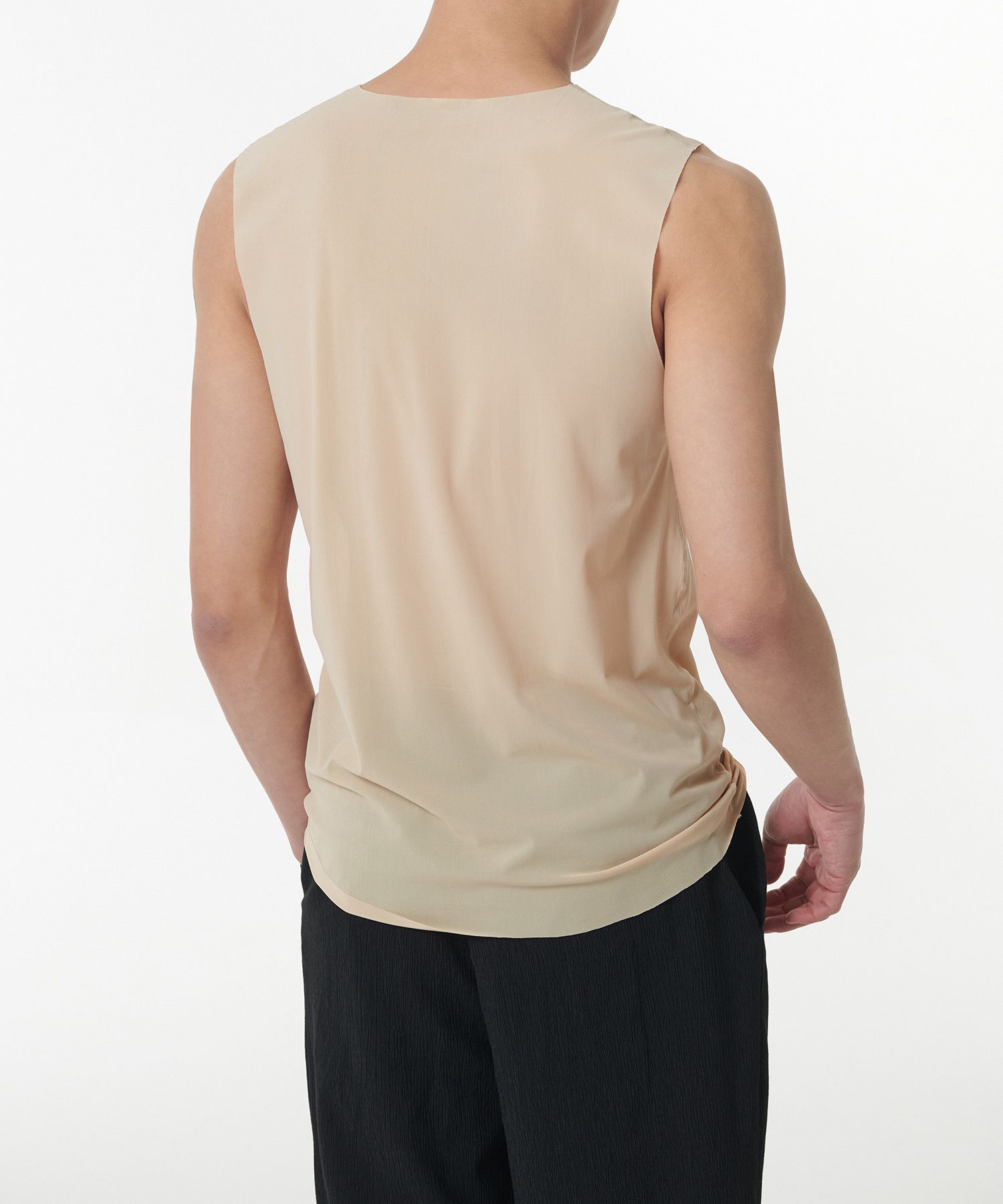 MUSINSA | MUSINSA STANDARD [Cool Standard] Men's Mesh V Neck Sleeveless ...