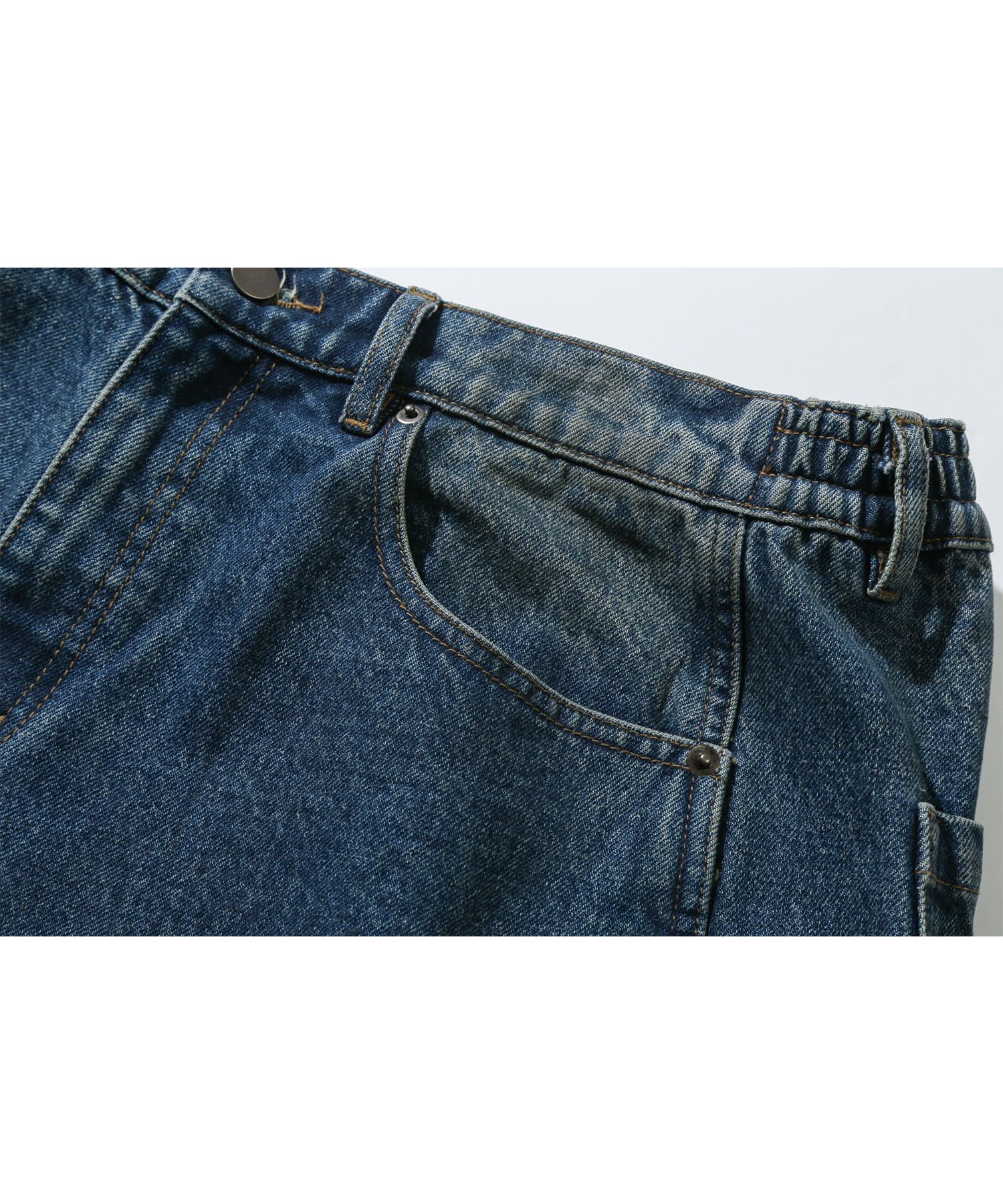 MUSINSA | URBANSTOFF Oil washed denim pants (dirty blue)
