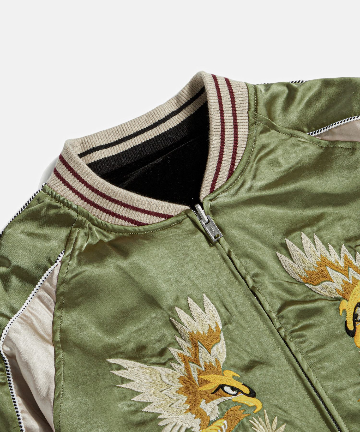 MUSINSA公式 | BRONSON 1950s Reversible Acetate Souvenir Jacket - Falcon × ...