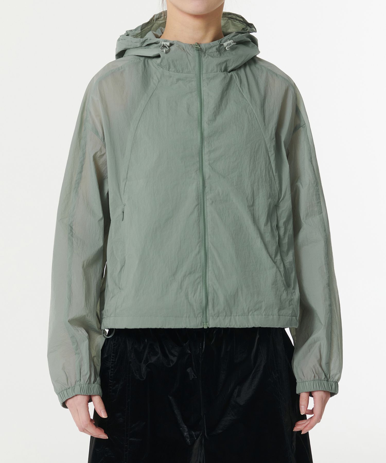 MUSINSA公式 | MUSINSA STANDARD WOMAN Women's Sheer Hooded Windbreaker ...