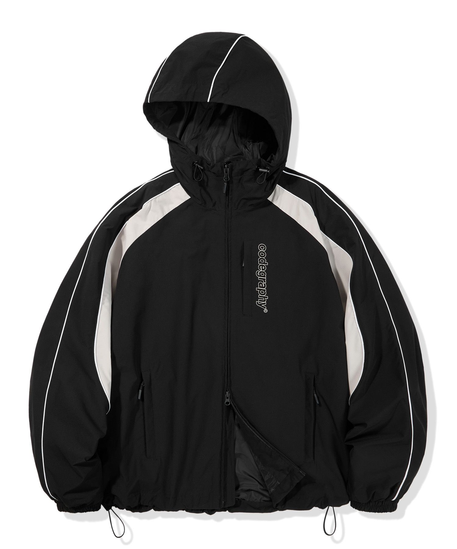 MUSINSA | Codegraphy [Basic OR Hoodie Option] [Color Block Ver.] 2-WAY ...