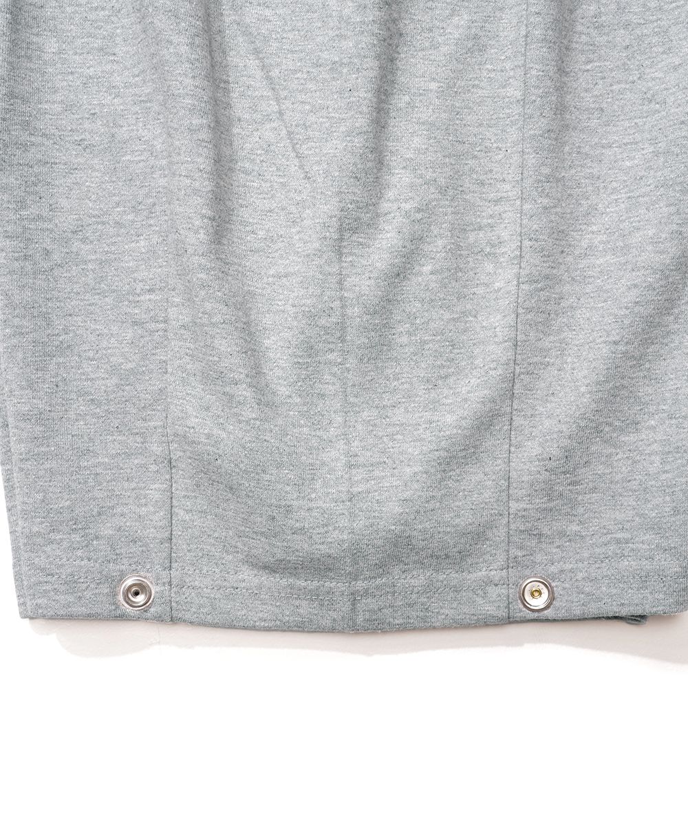 MUSINSA | GAKKAI UNIONS One tuck snap balloon pants gray