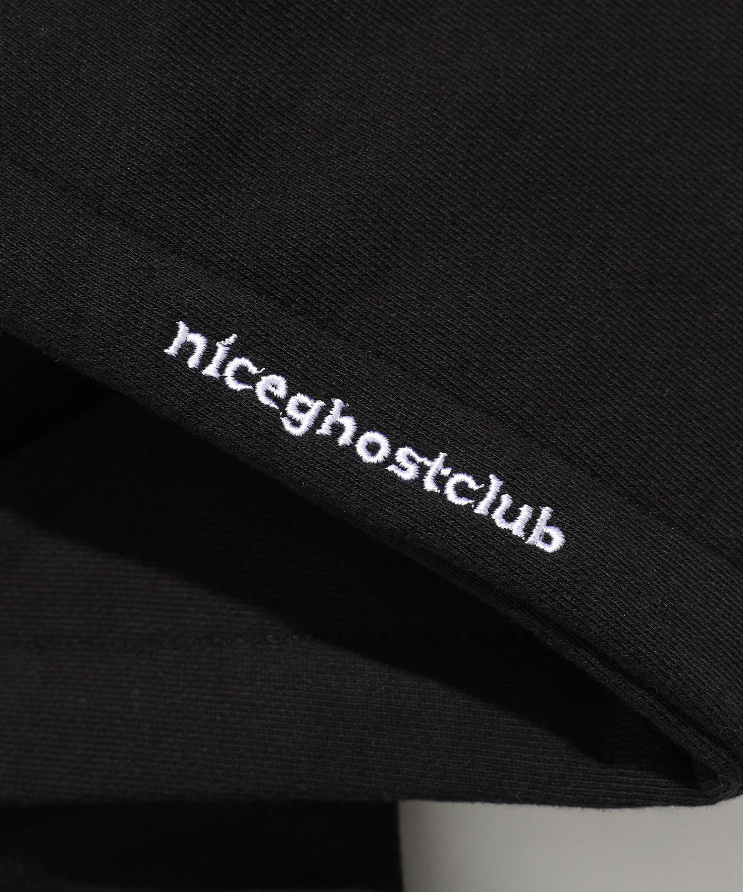 MUSINSA | NICE GHOST CLUB GIRL WITH A GUN HOODIE_BLACK(NG2ESUM414A)