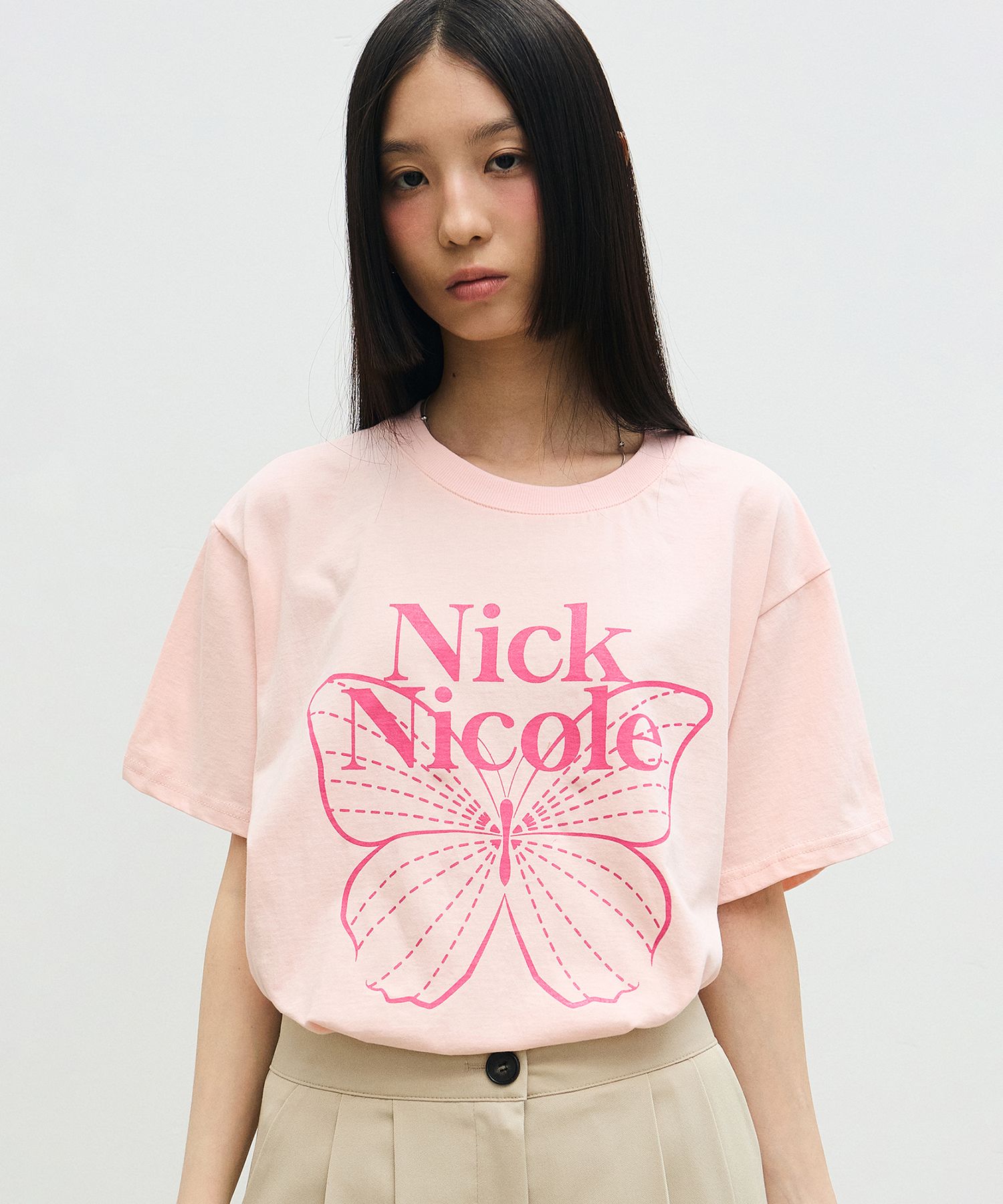 MUSINSA公式 | NICK&NICOLE BIG BUTTERFLY SLEEVE TOP_16 COLOR