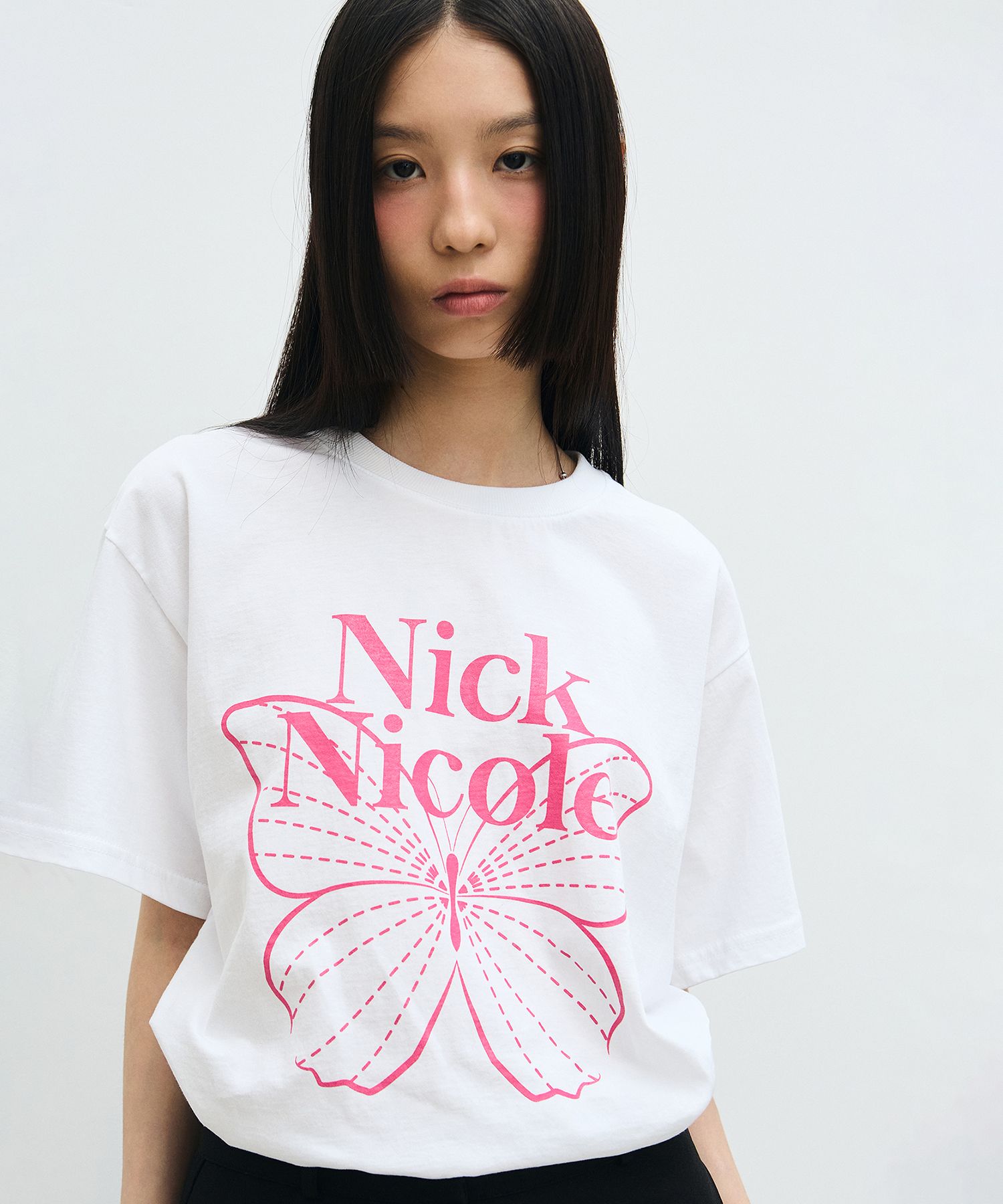 MUSINSA | NICK&NICOLE BIG BUTTERFLY SLEEVE TOP_16 COLOR