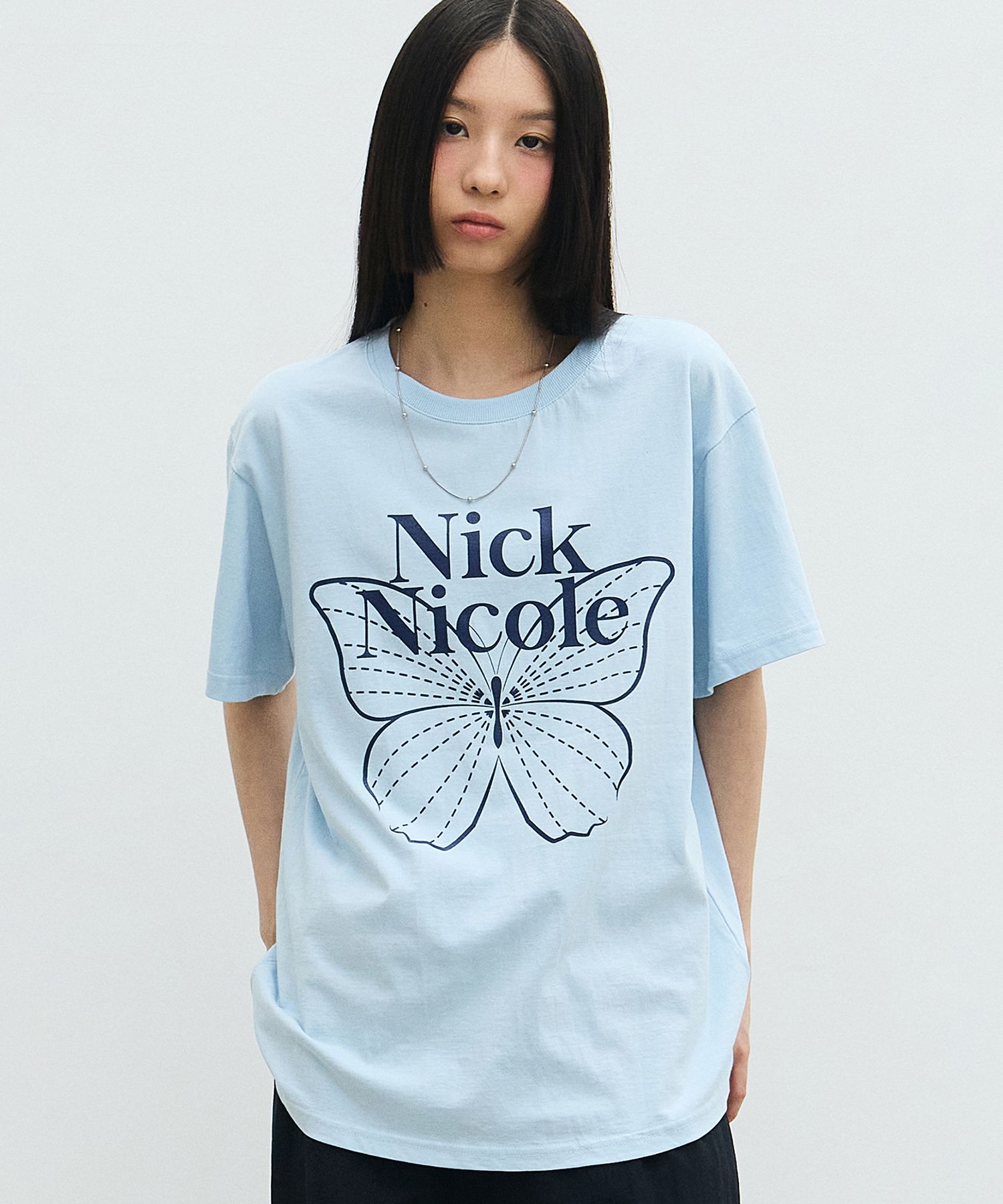 MUSINSA | NICK&NICOLE BIG BUTTERFLY SLEEVE TOP_16 COLOR