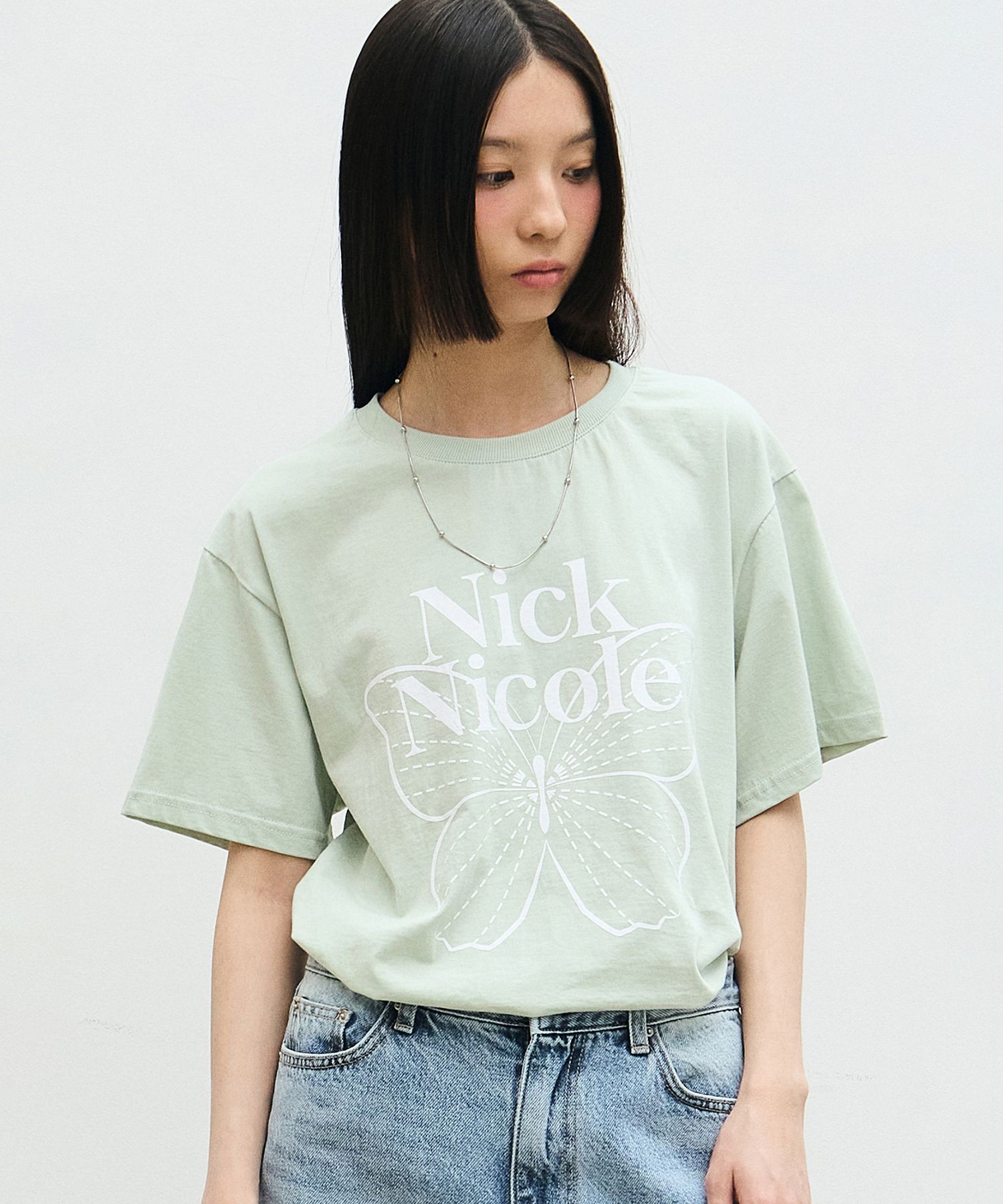 MUSINSA | NICK&NICOLE BIG BUTTERFLY SLEEVE TOP_16 COLOR