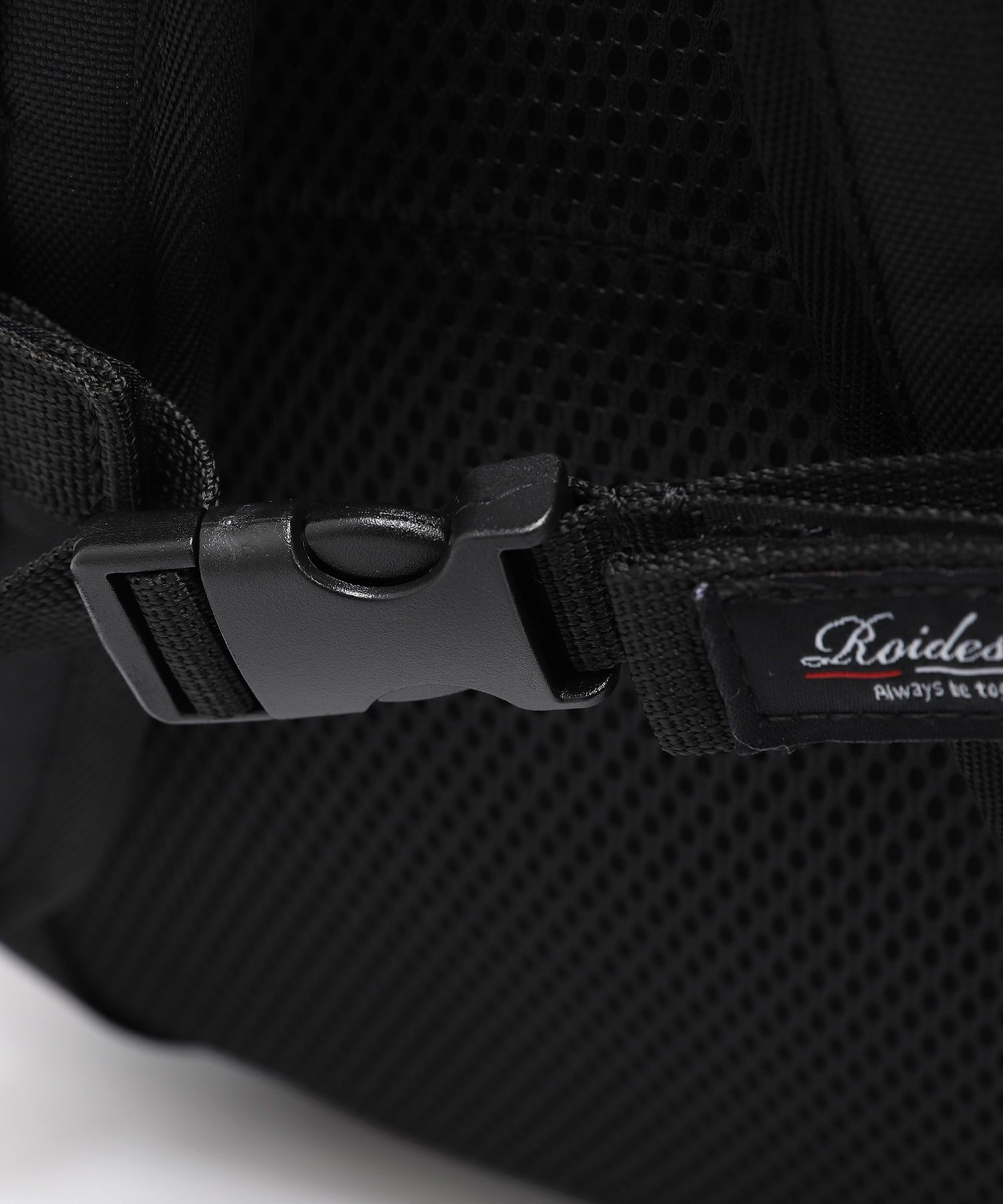 MUSINSA公式 | ROIDESROIS Subject string mesh backpack (black)